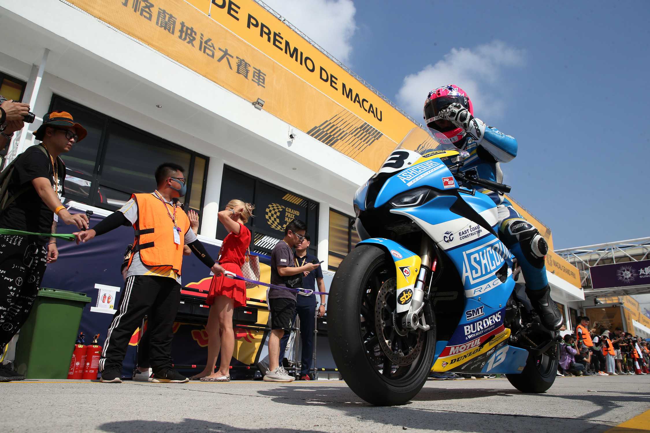 Macau (CHN), 16th November 2019. 53rd Macau Motorcycle Grand Prix. #13 ...