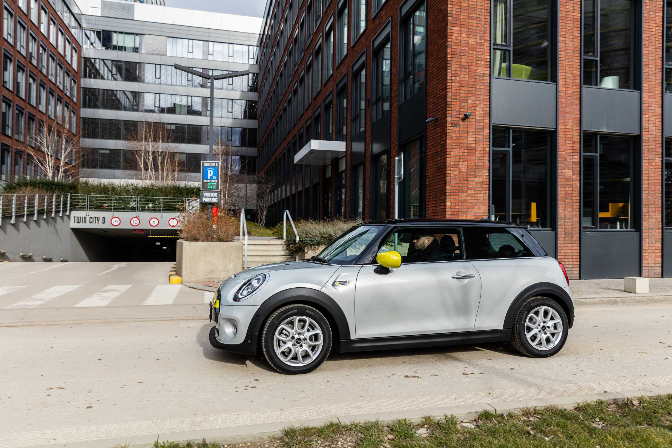 MINI Cooper SE in Bratislava streets (02/2020)
