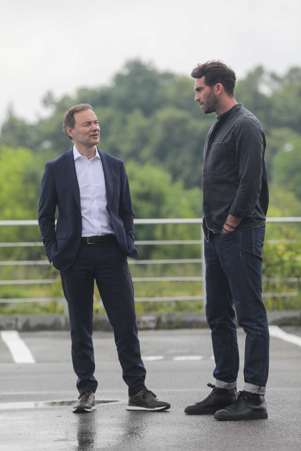 Marius Copil and Horia Tecău are testing the new BMW M Competition ...