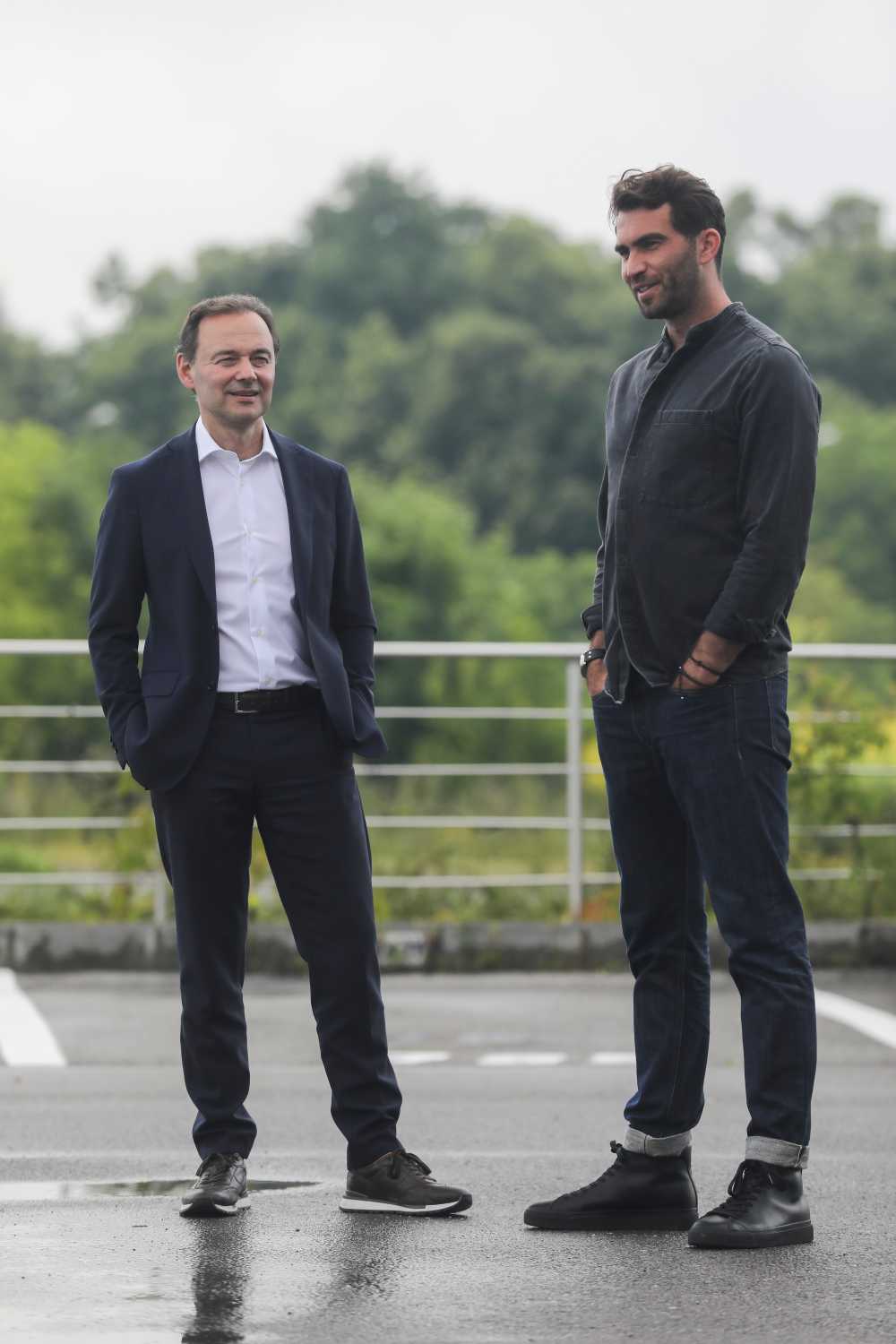 Marius Copil and Horia Tecău are testing the new BMW M Competition ...