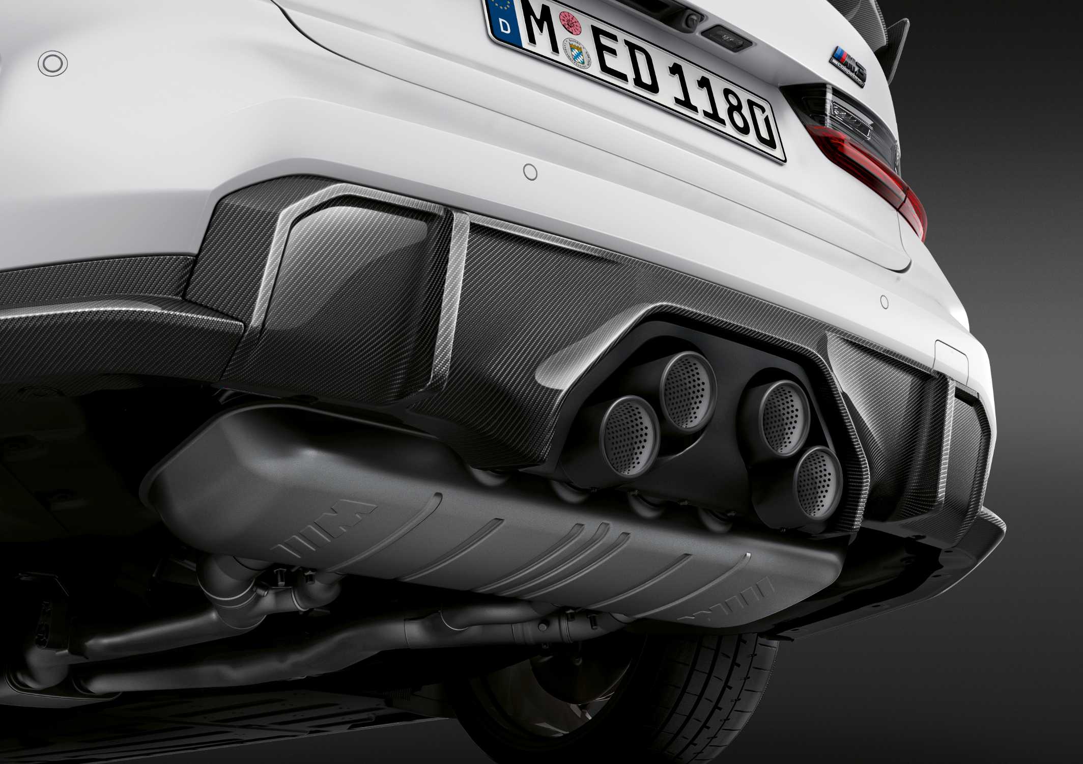 The New BMW M3 Competition Sedan M Performance Exhaust System In