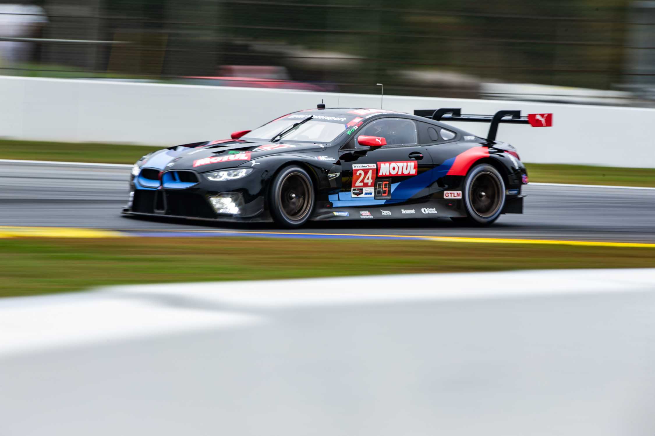 BMW Team RLL No 24 M8 GTE IMSA Motul Petit Le Mans Qualifying