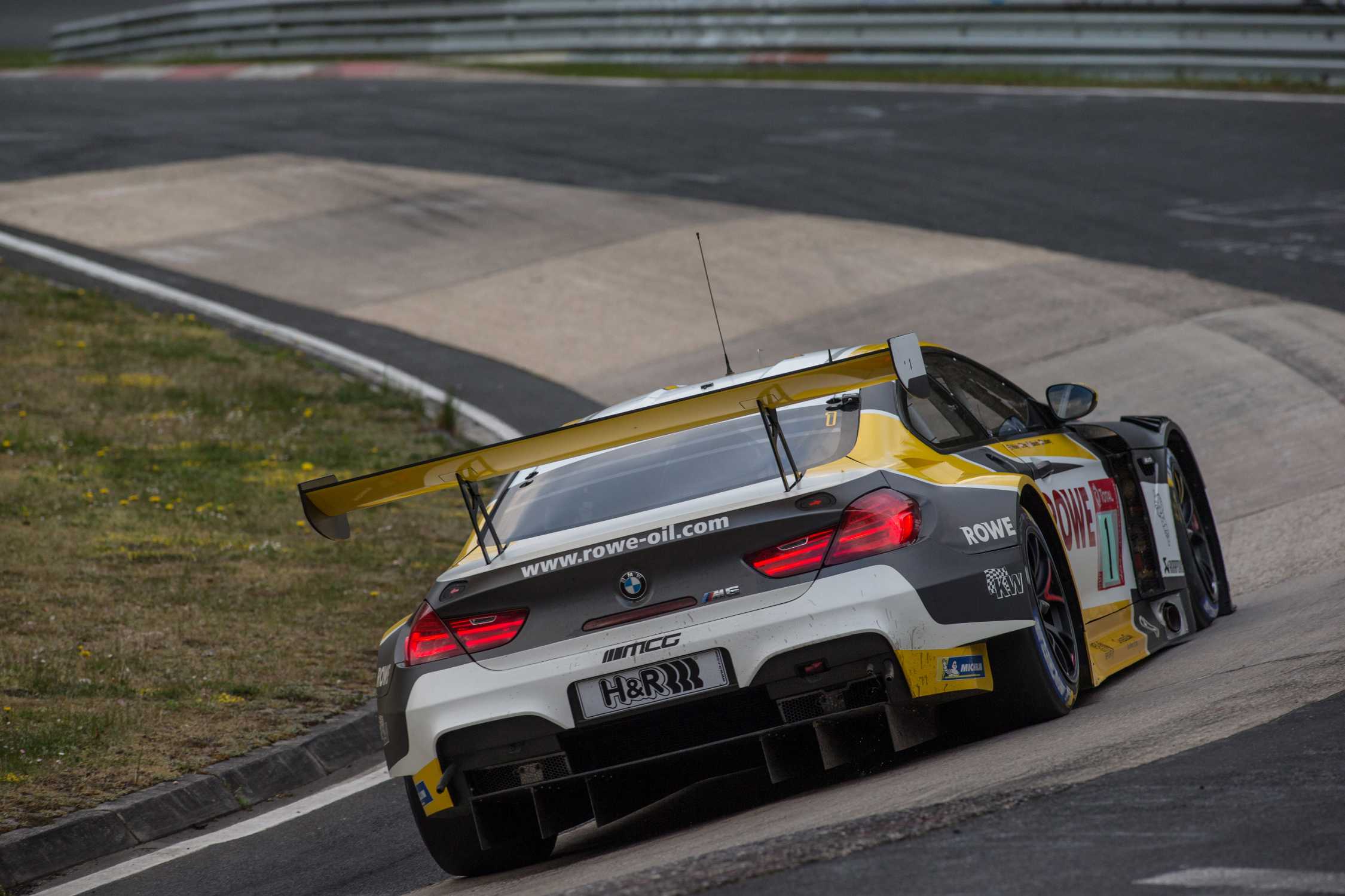 #1: BMW M6 GT3, ROWE Racing, Nick Catsburg, John Edwards, Philipp Eng ...