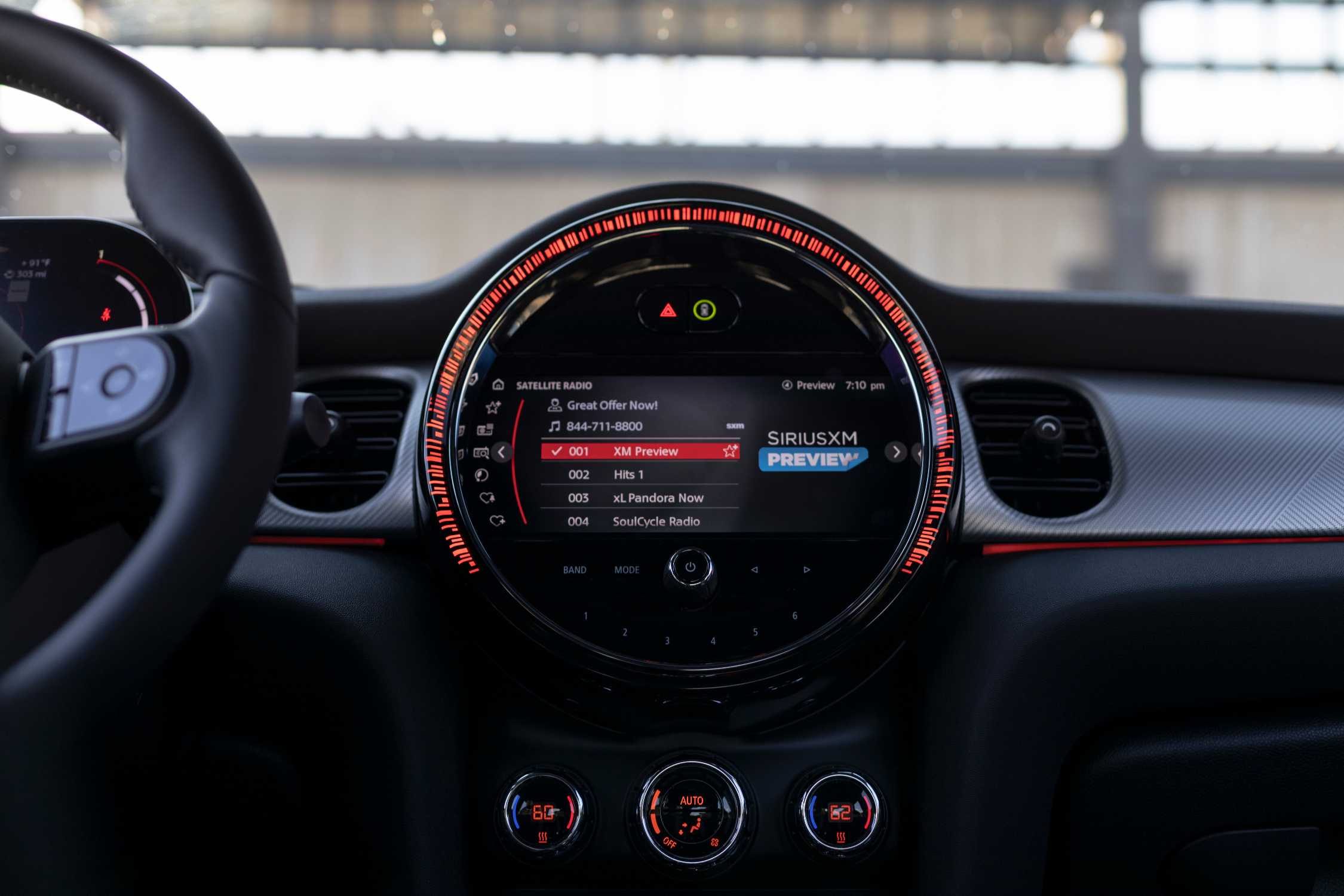 MINI USA MAKES SIRIUSXM STANDARD FEATURE ON FULL 2022 MODEL YEAR LINEUP.