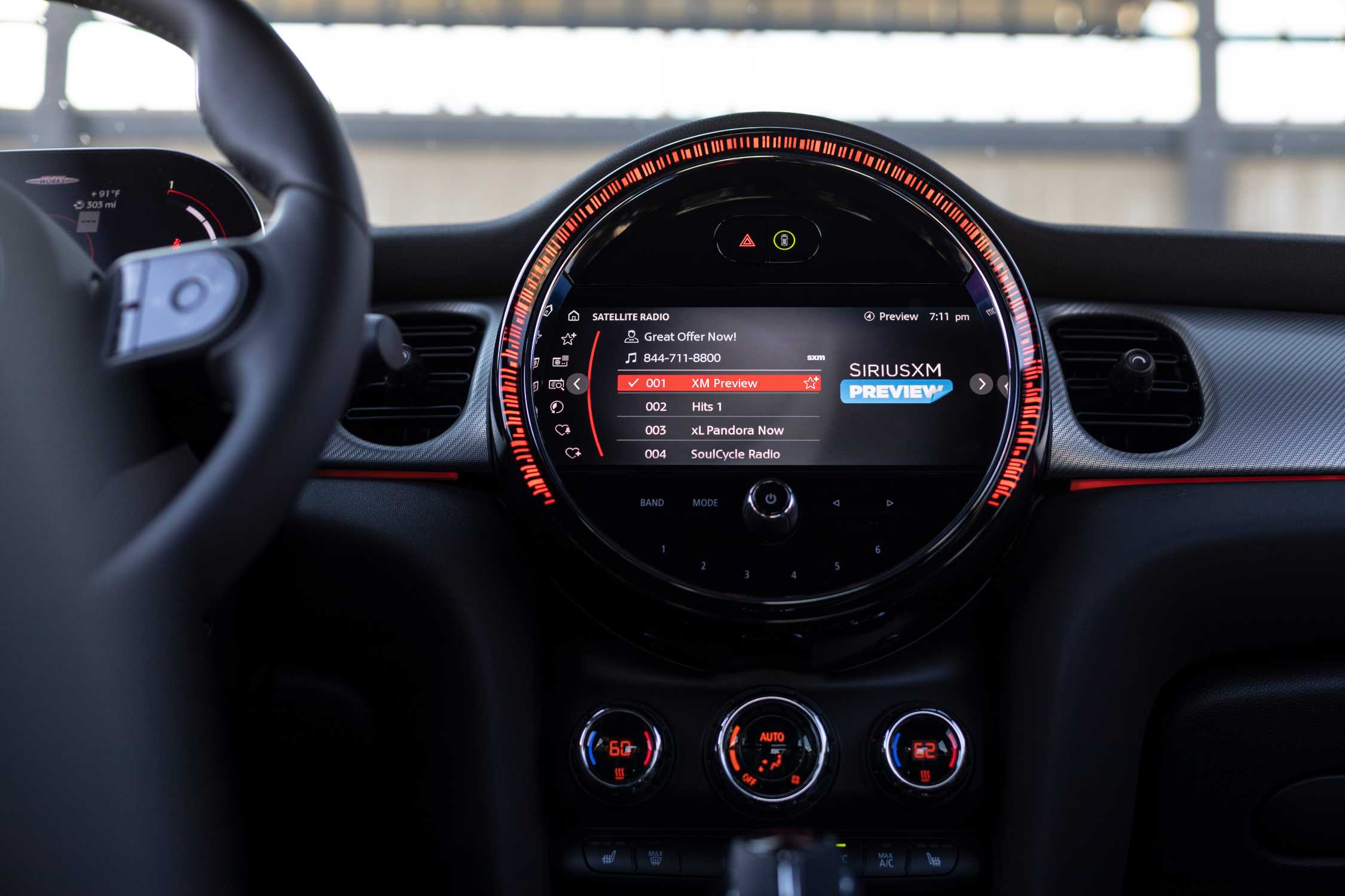 MINI USA MAKES SIRIUSXM STANDARD FEATURE ON FULL 2022 MODEL YEAR LINEUP.