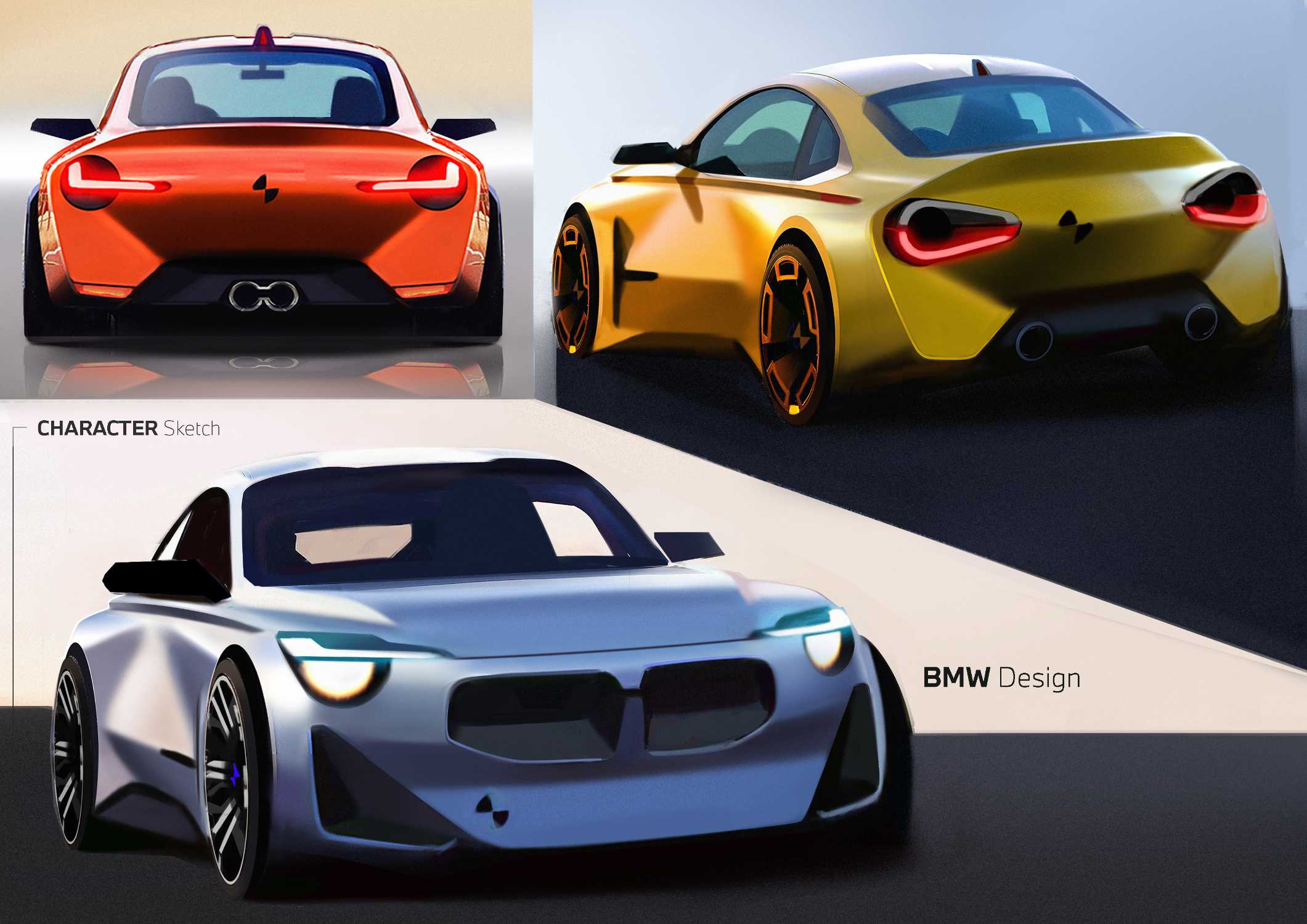 The all-new BMW 2 Series Coupé - Design Sketches (07/2021).