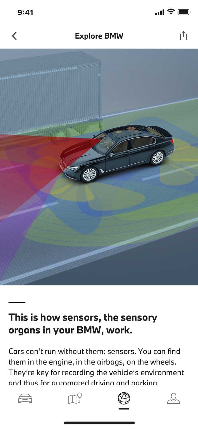 Die neue "Explore BMW" Tab. (07/21)