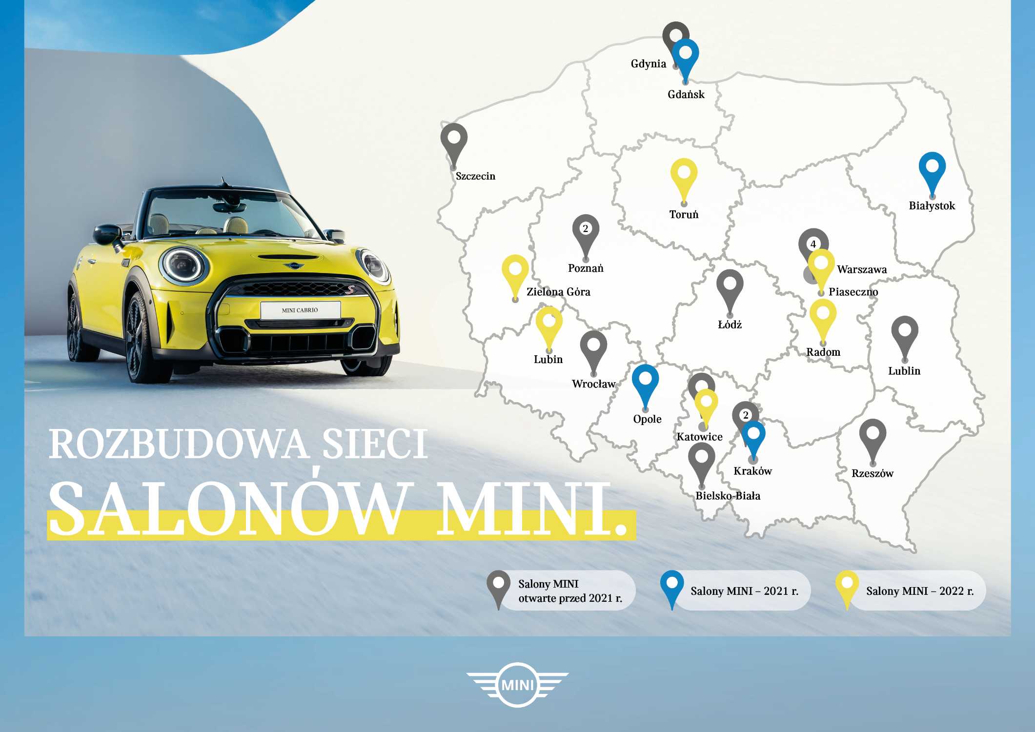 Expansion of MINI dealerships in Poland (07/2021)