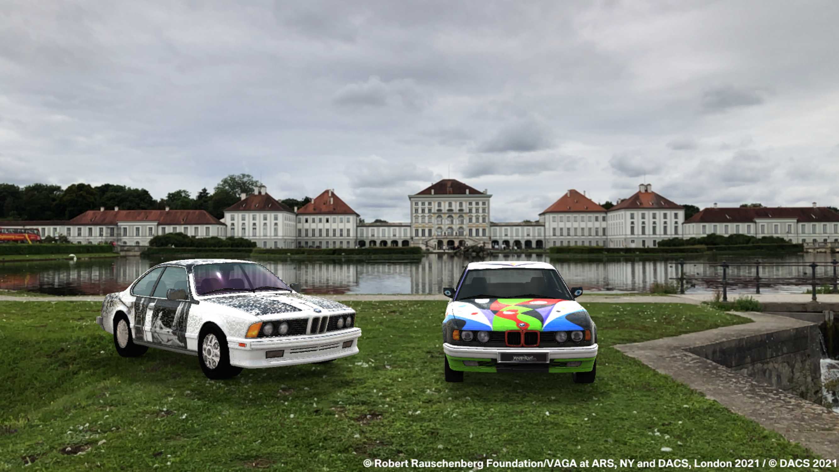 BMW Art Cars by Robert Rauschenberg and by César Manrique, BMW 635 CSi ...