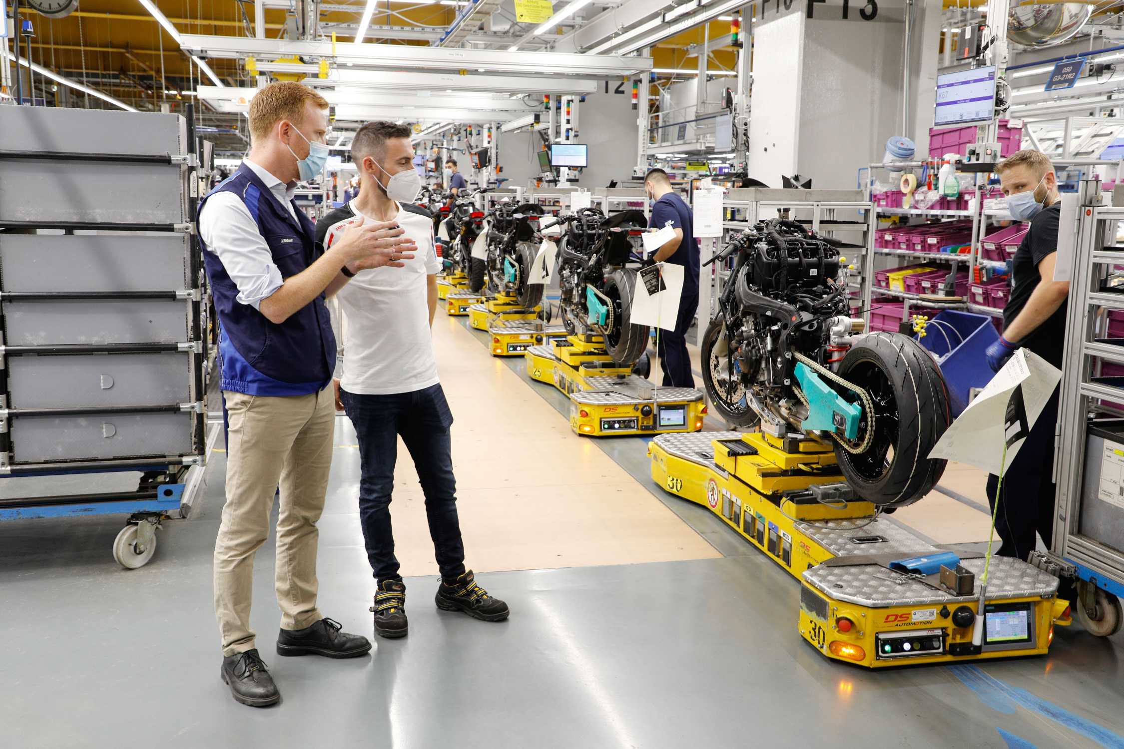 Berlin (GER), August 2021. BMW Motorrad Motorsport, FIM Superbike World ...