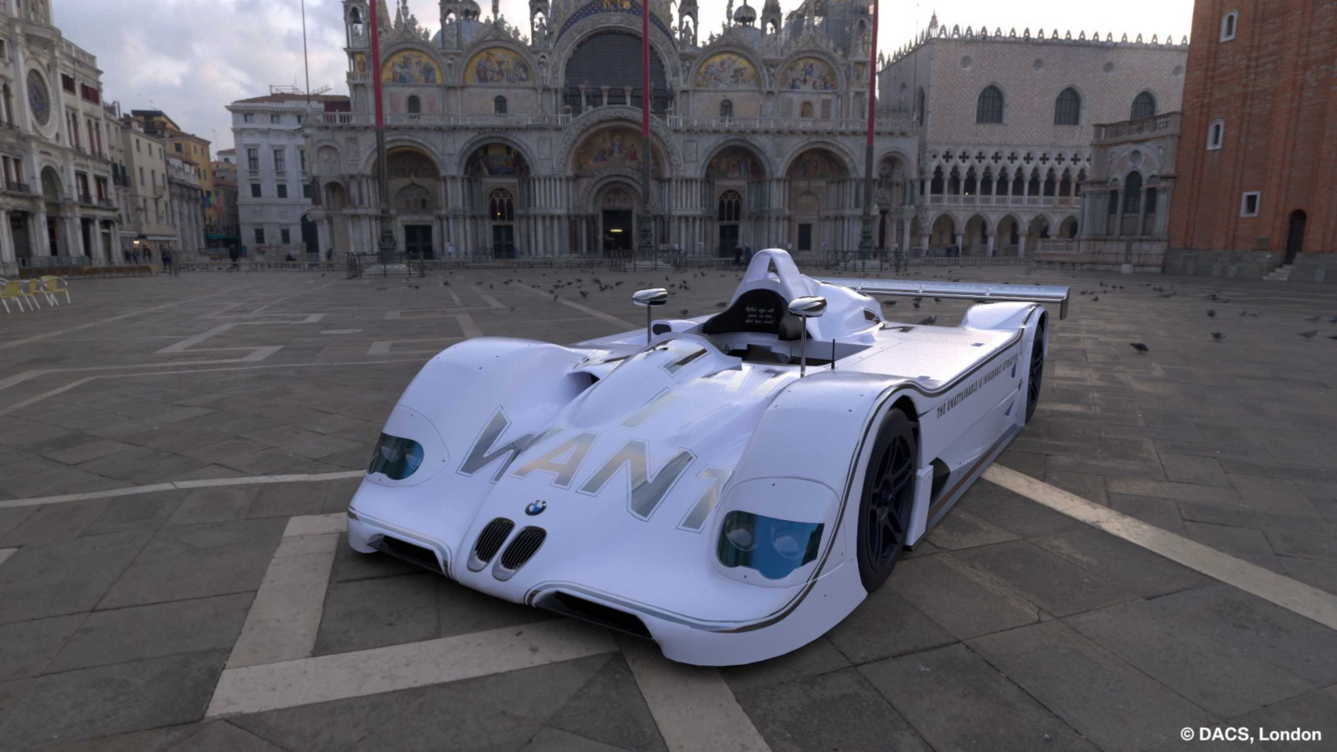 BMW Art Car by Jenny Holzer, BMW V12 LMR, 1999, augmented reality ...