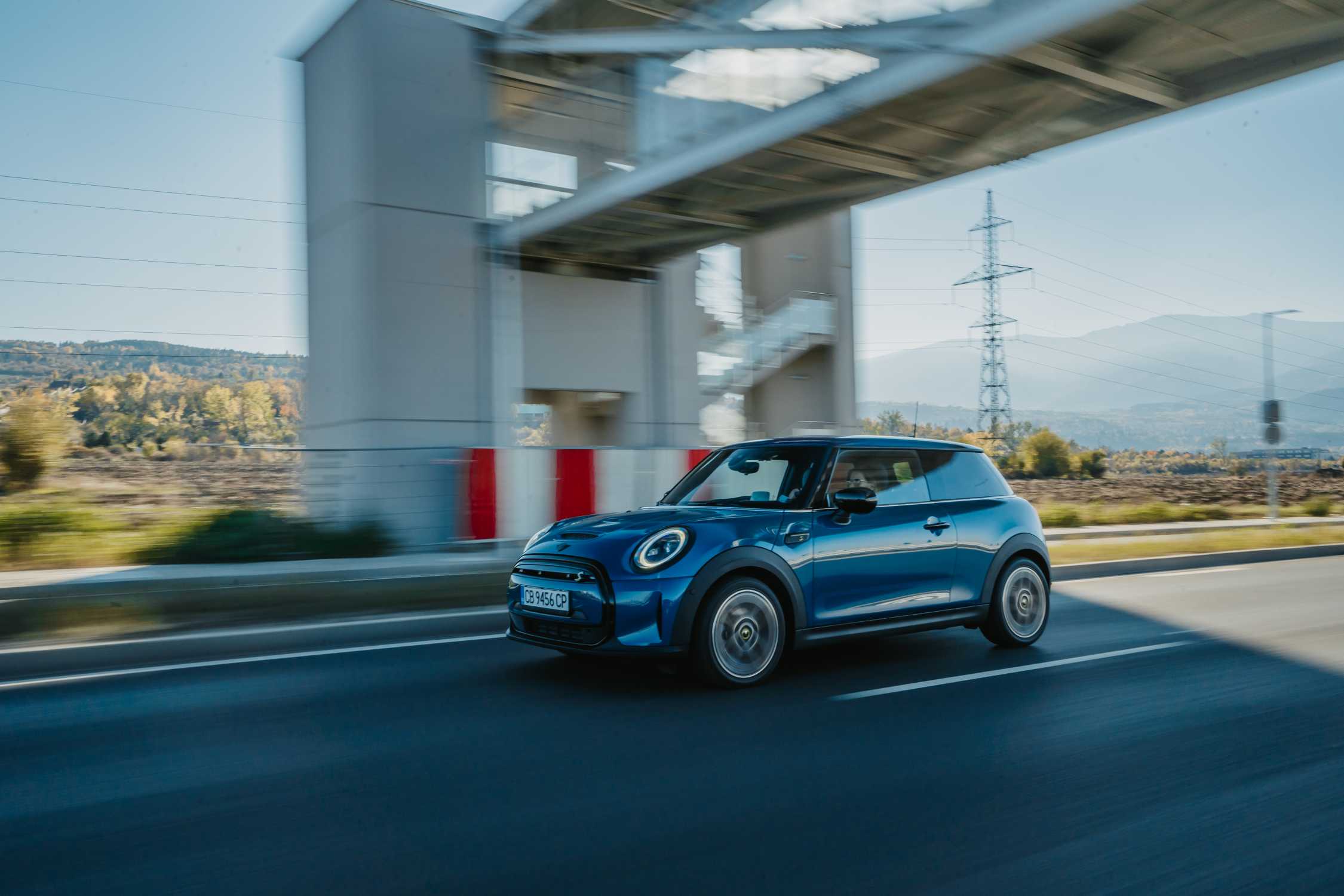 MINI Cooper SE, On location photos Sofia Bulgaria (11/2021)