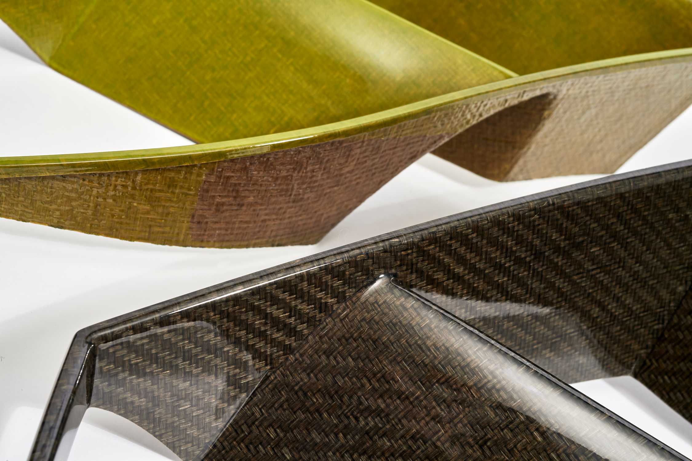 Components made from renewable raw materials and secondary material (11 ...