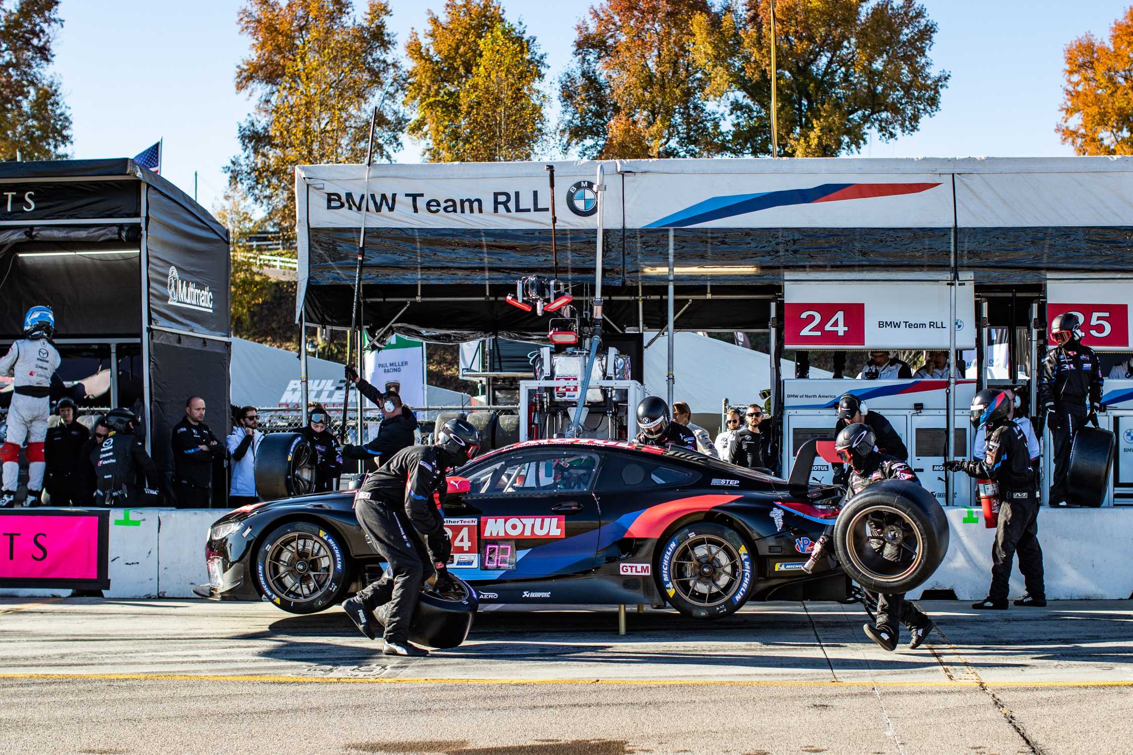 Road Atlanta (USA), 13th November 2021. MOTUL Petit Le Mans, IMSA, BMW ...