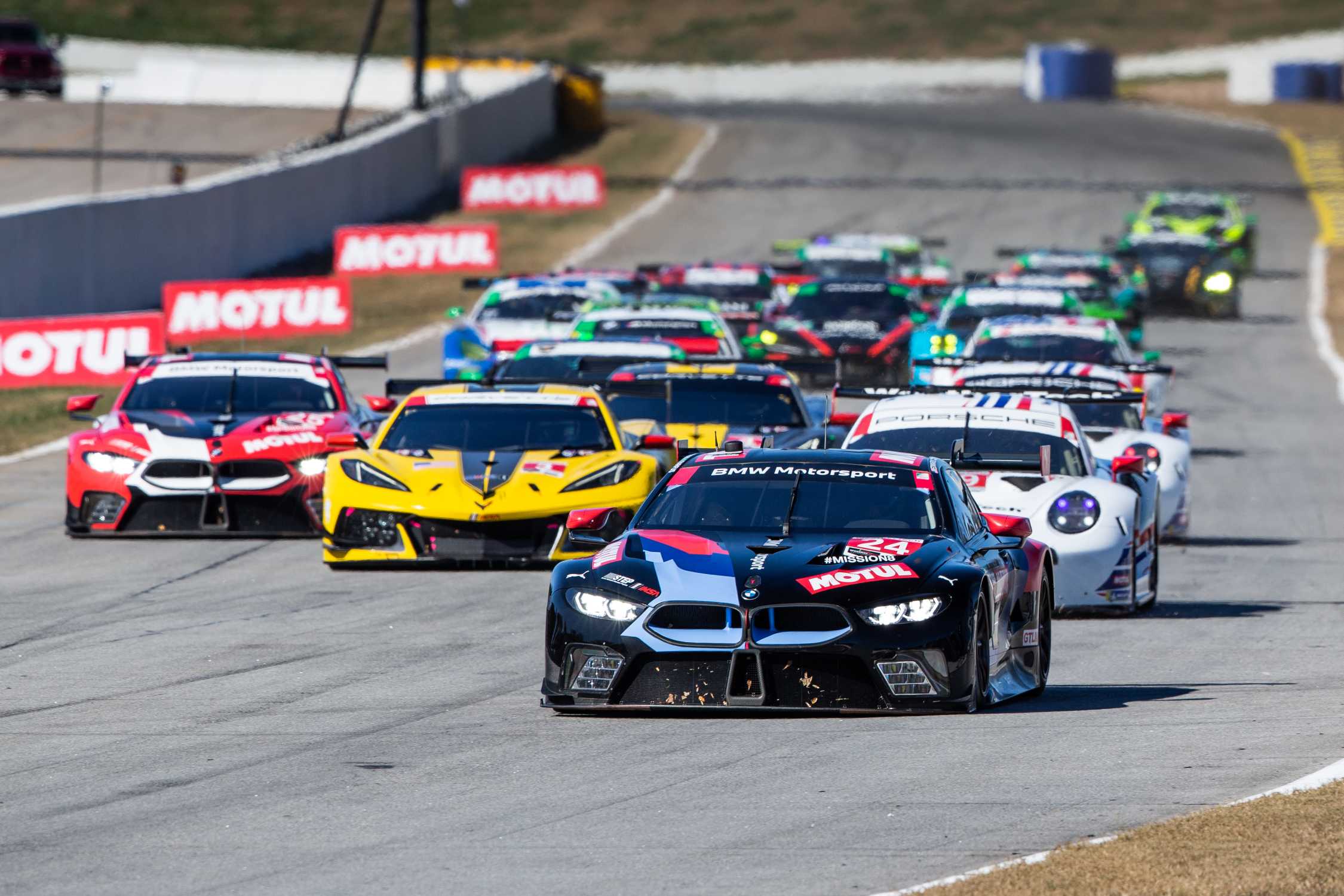 Road Atlanta (USA), 14th November 2021. MOTUL Petit Le Mans, IMSA, BMW ...
