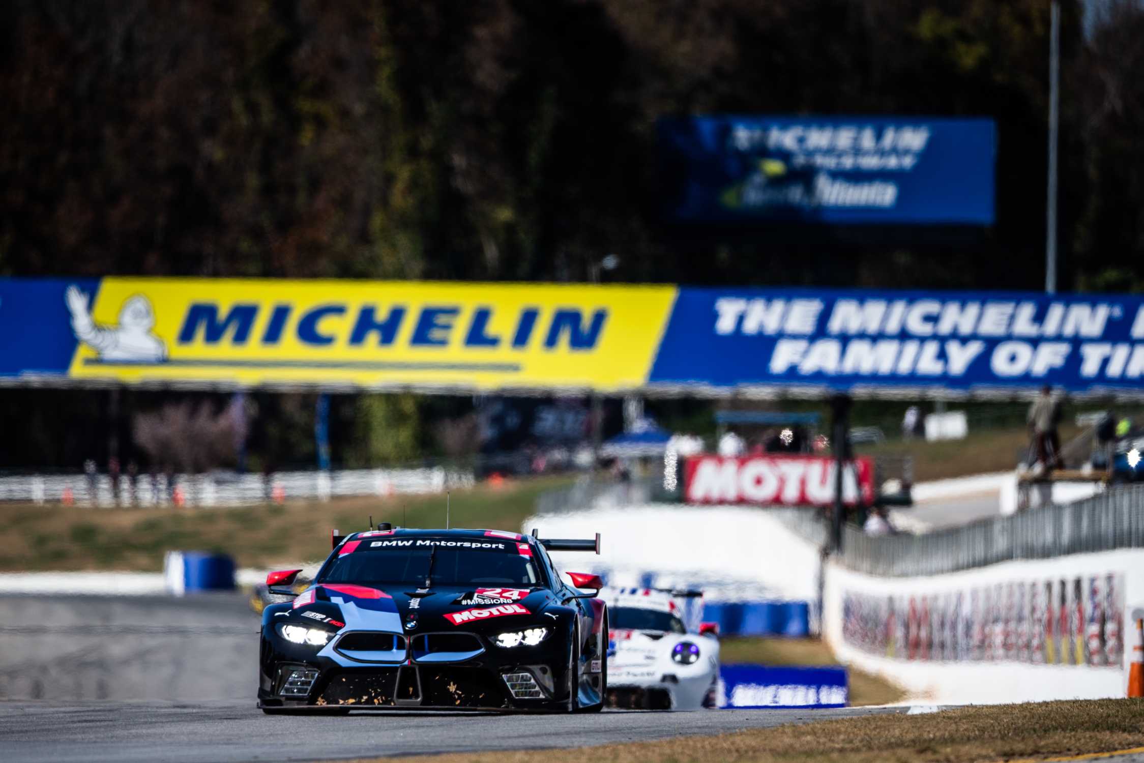 Road Atlanta (USA), 14th November 2021. MOTUL Petit Le Mans, IMSA, BMW ...