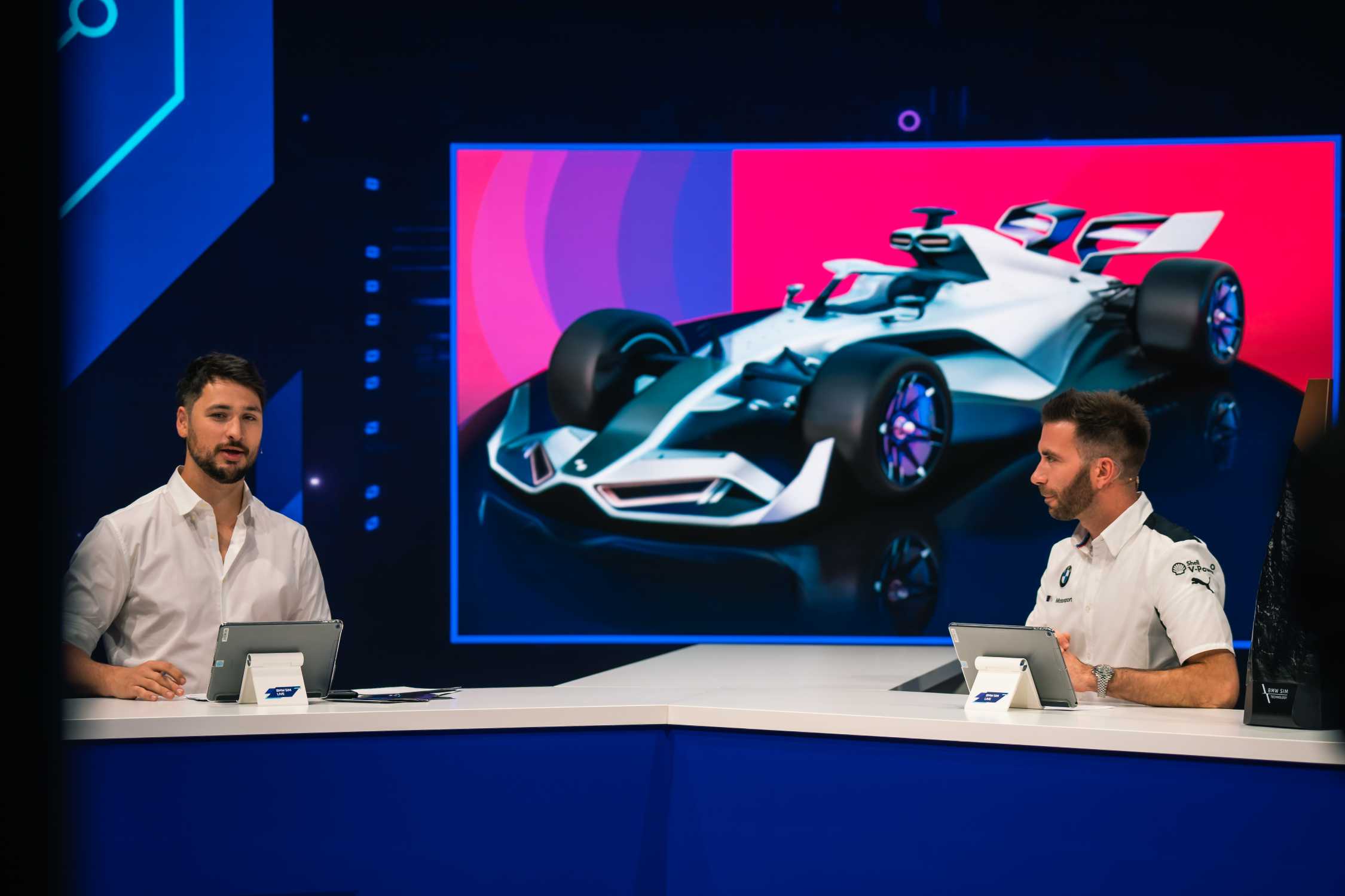 Munich (GER), 20-21 November 2021. BMW SIM Live, BMW Welt, sim racing ...