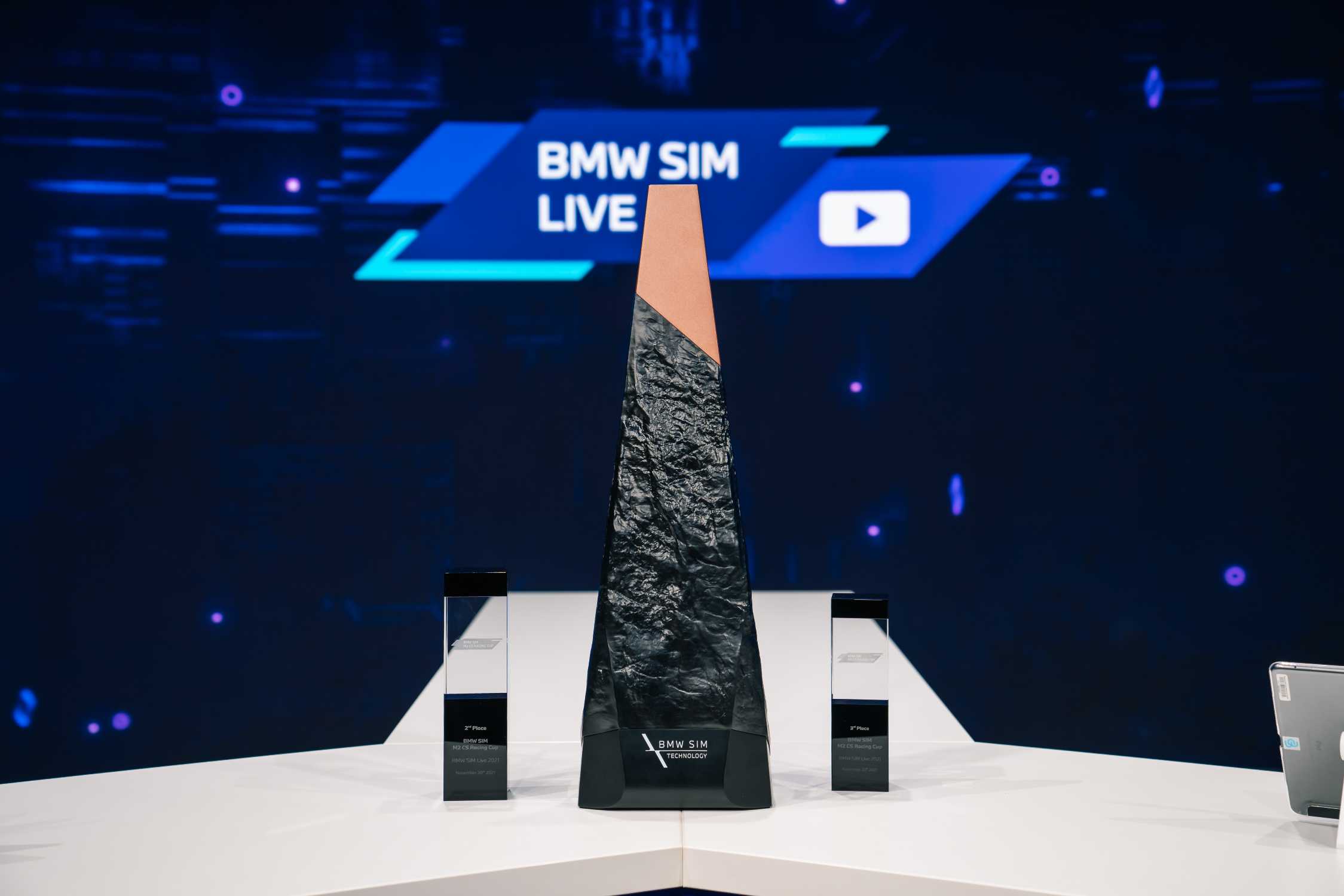 Munich (GER), 20-21 November 2021. BMW SIM Live, BMW Welt, sim racing ...