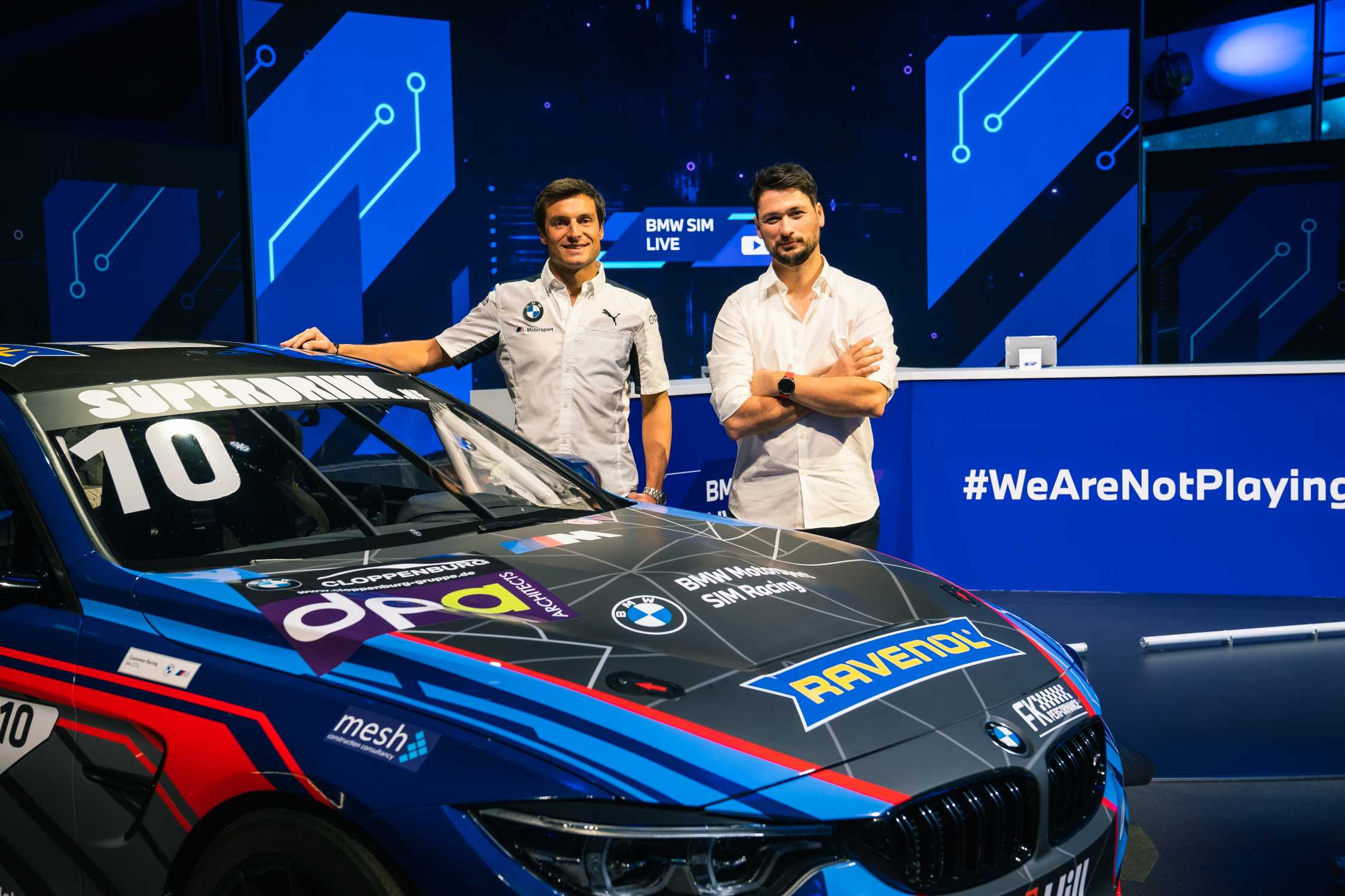 Munich (GER), 20-21 November 2021. BMW SIM Live, BMW Welt, sim racing ...