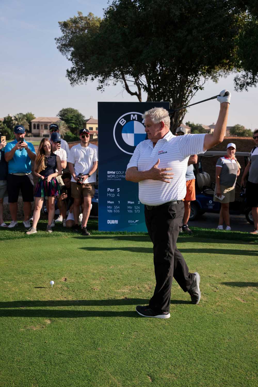 BMW Golf Cup World Final, Dubai. Colin Montgomerie.