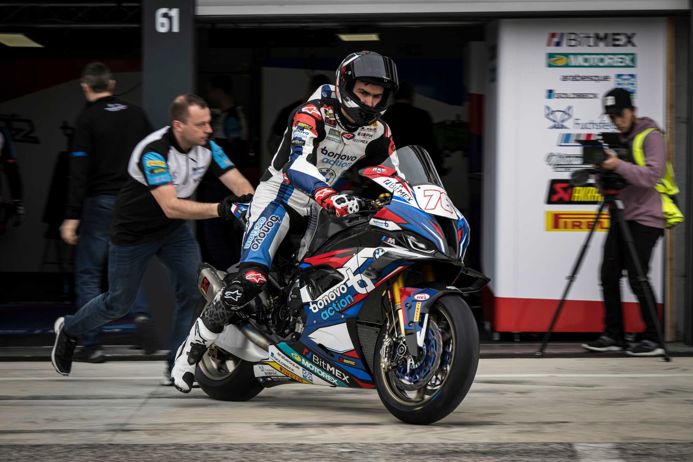 Misano Adriatico (ITA), 17th March 2022. Winter Test. BMW Motorrad ...