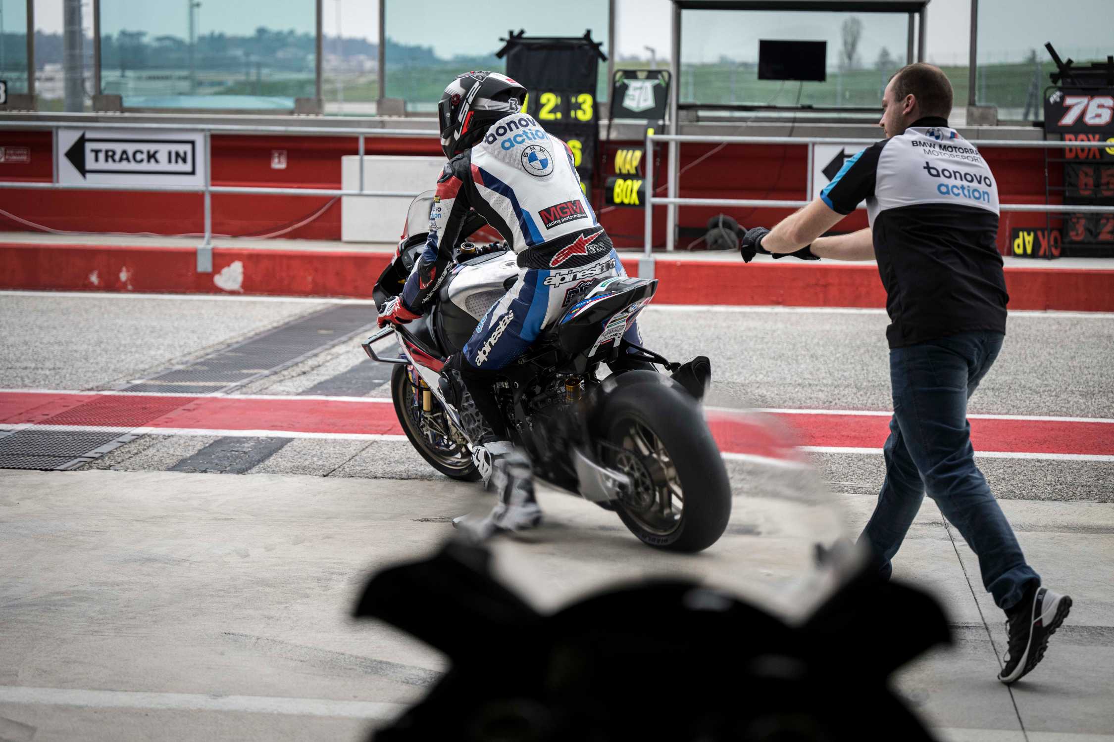 Misano Adriatico (ITA), 17th March 2022. Winter Test. BMW Motorrad ...