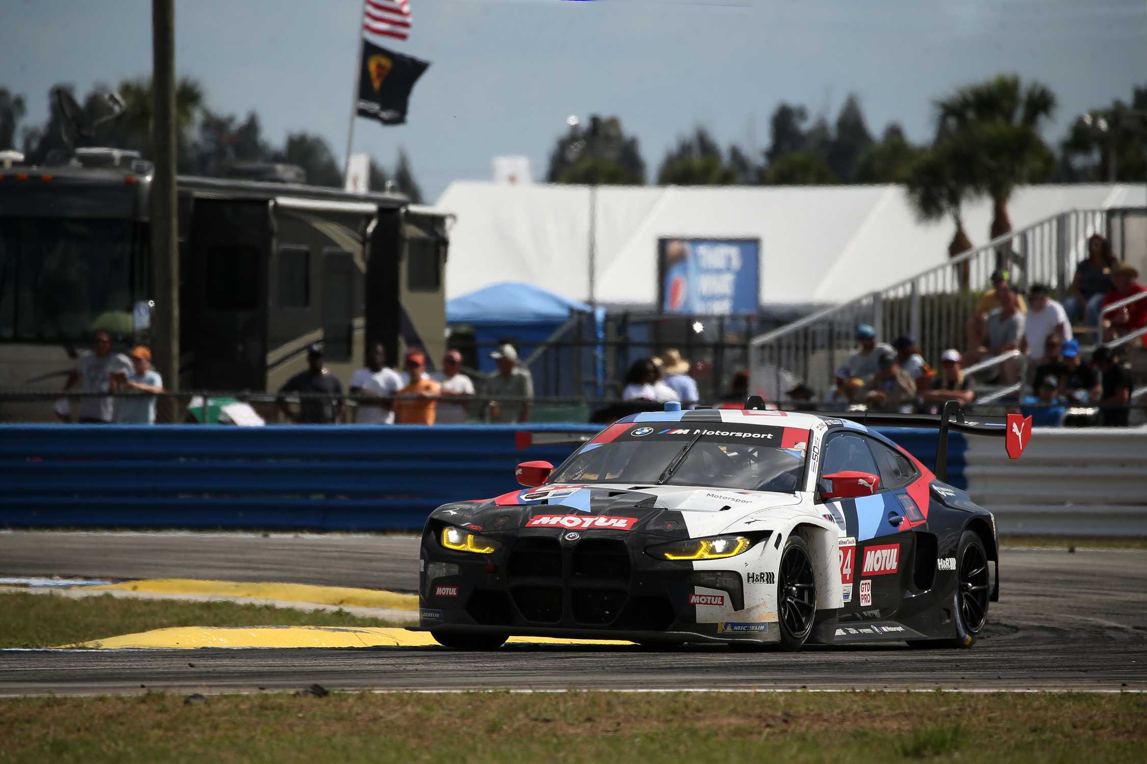 Sebring (USA), 16th to 19th March 2022. BMW M Motorsport, IMSA Weather ...