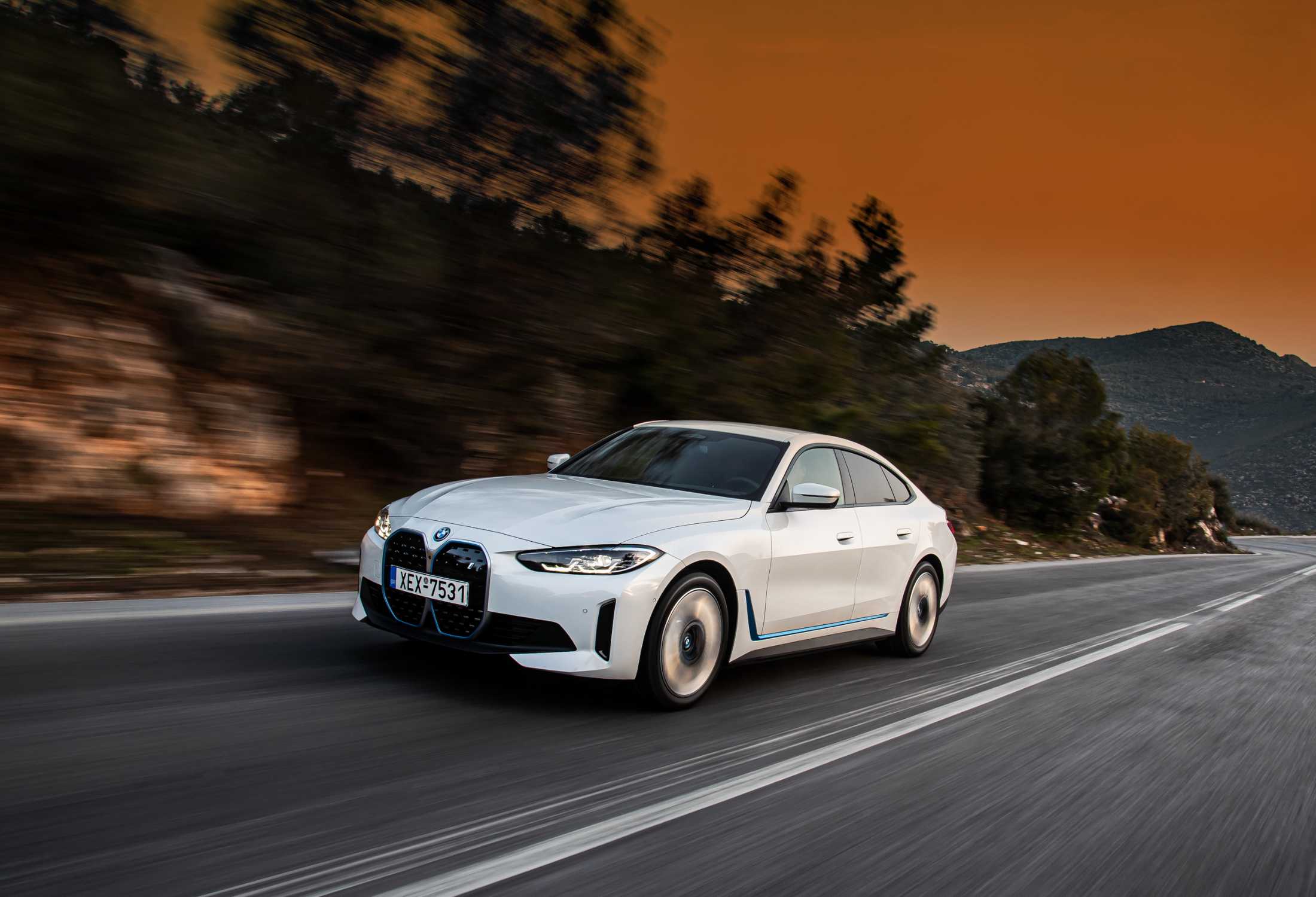 The BMW i4. Athens, Greece (03/2022)