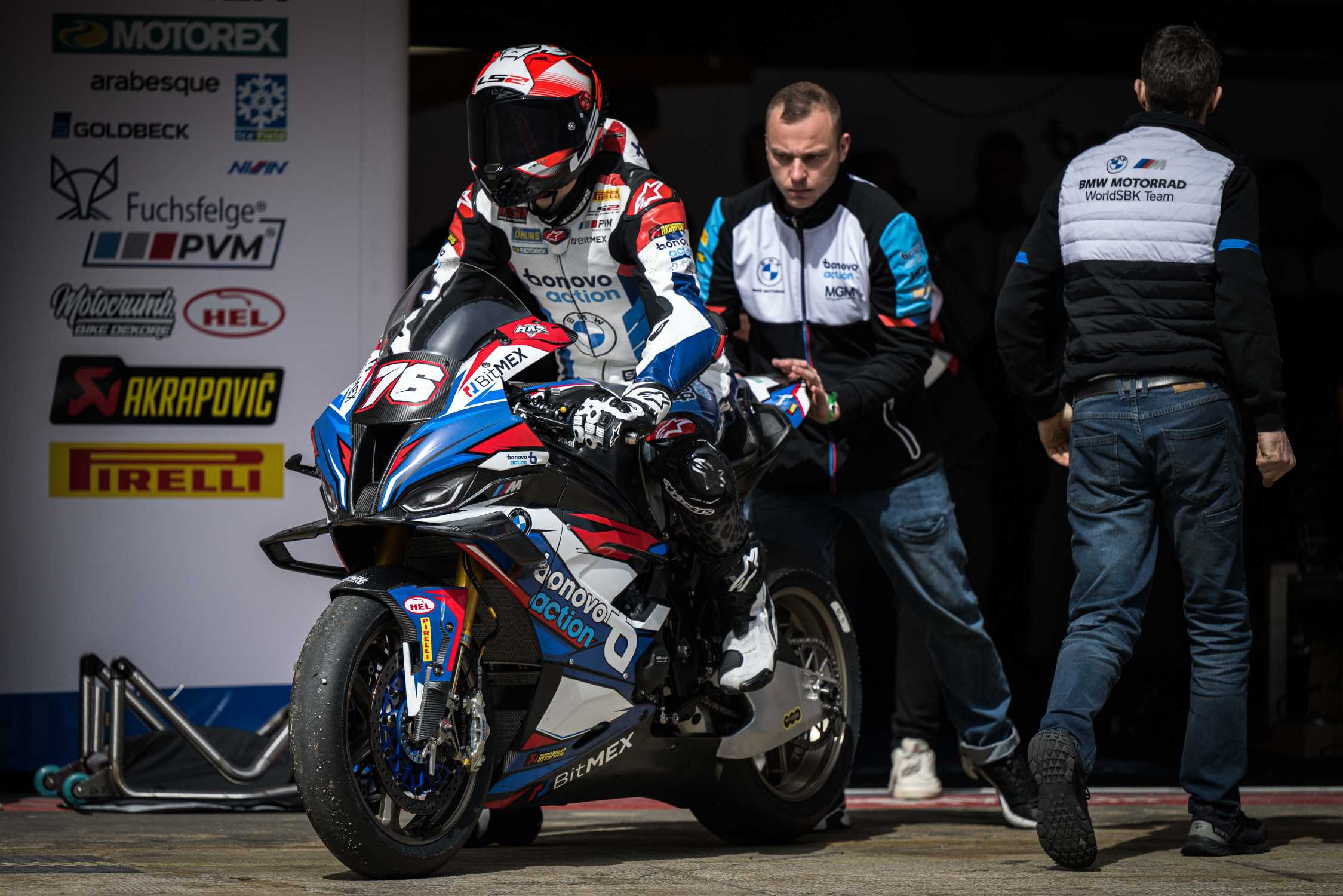 Barcelona (SPA), 25th March 2022. Winter Test. BMW Motorrad Motorsport ...