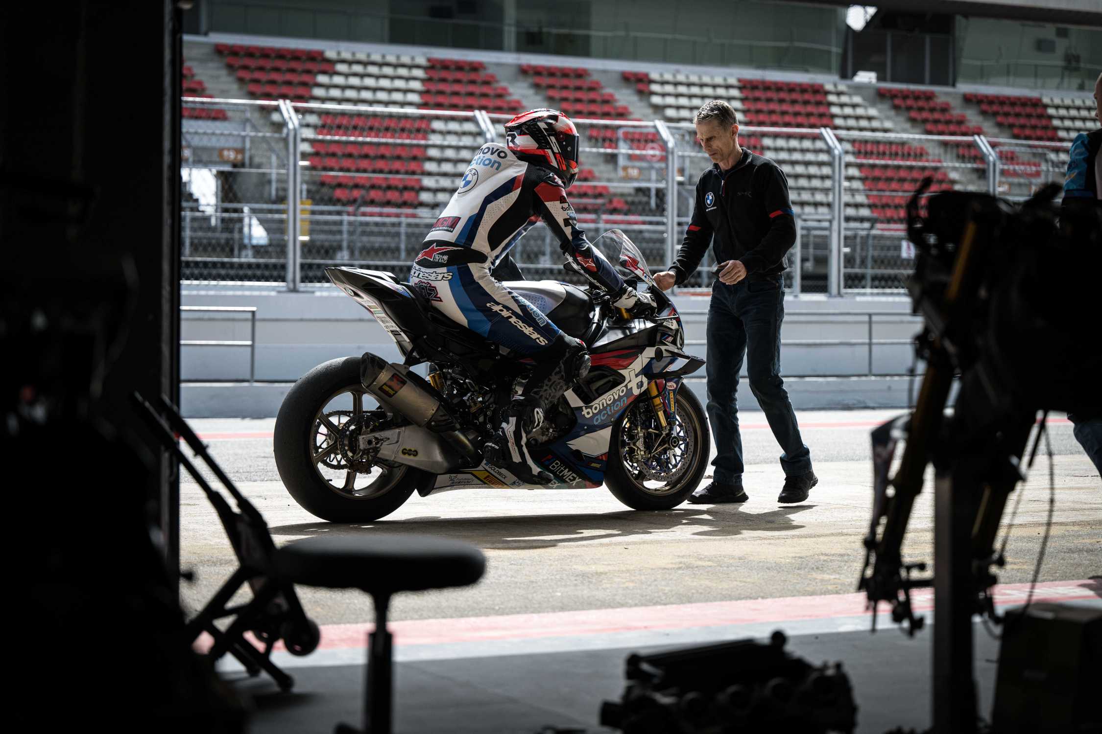 Barcelona (SPA), 25th March 2022. Winter Test. BMW Motorrad Motorsport ...
