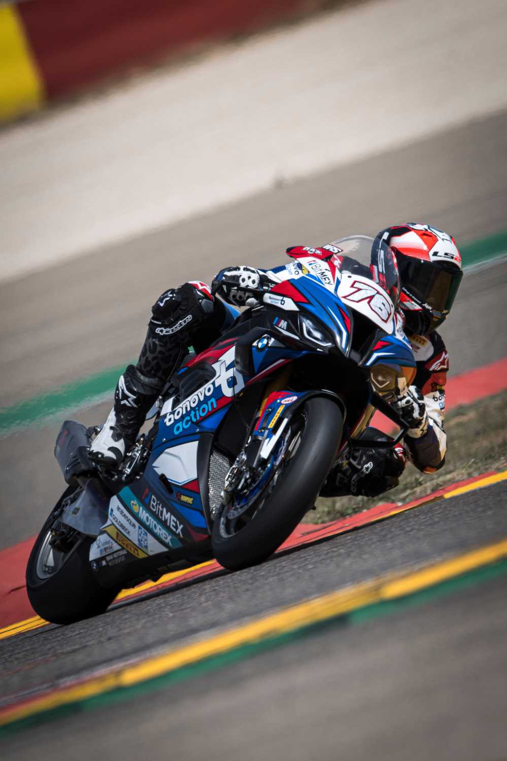 Aragon (SPA), 04th April 2022. Dorna Official Winter Test. BMW Motorrad ...