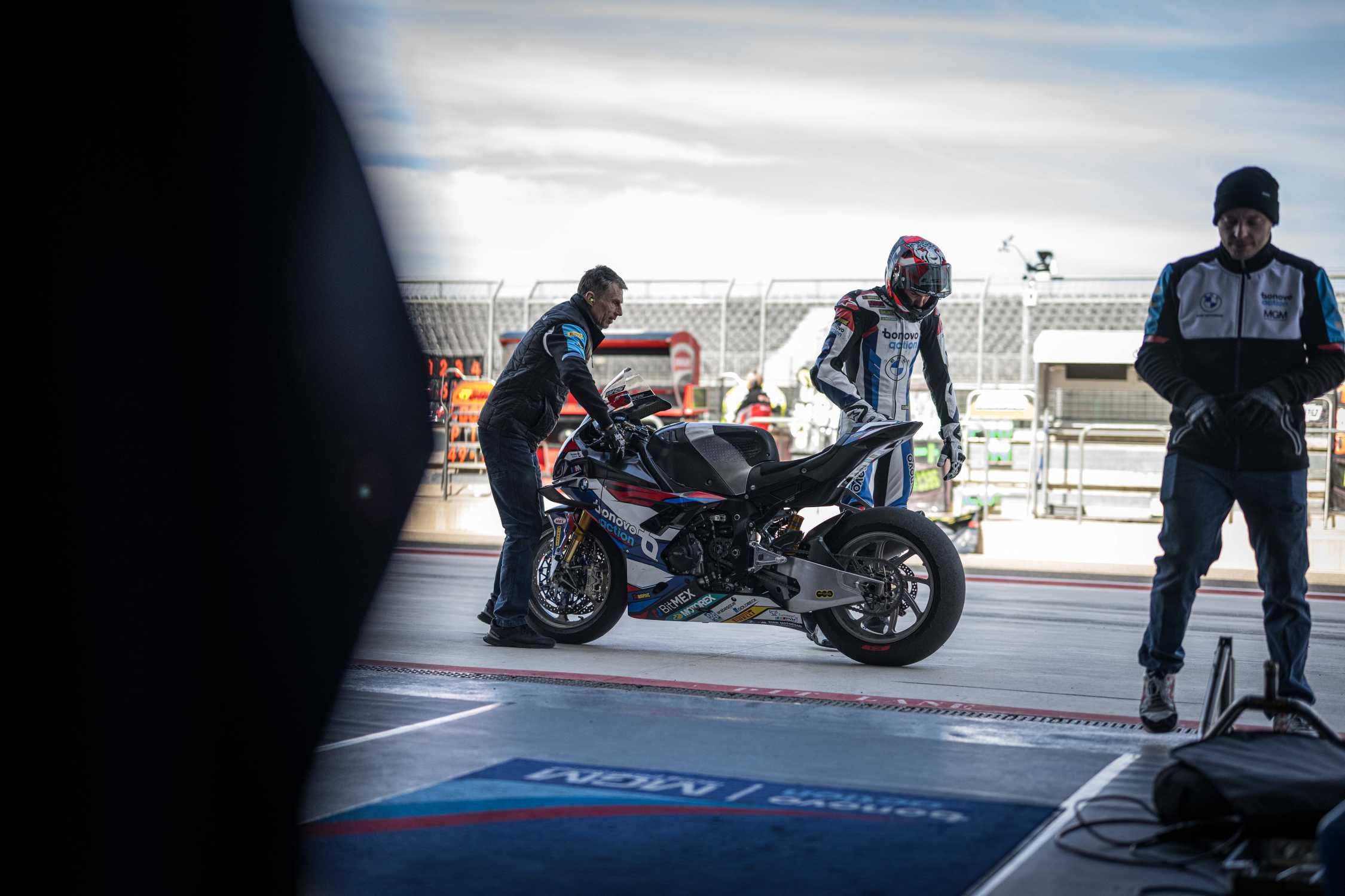 Aragon (SPA), 05th April 2022. Dorna Official Winter Test. BMW Motorrad ...