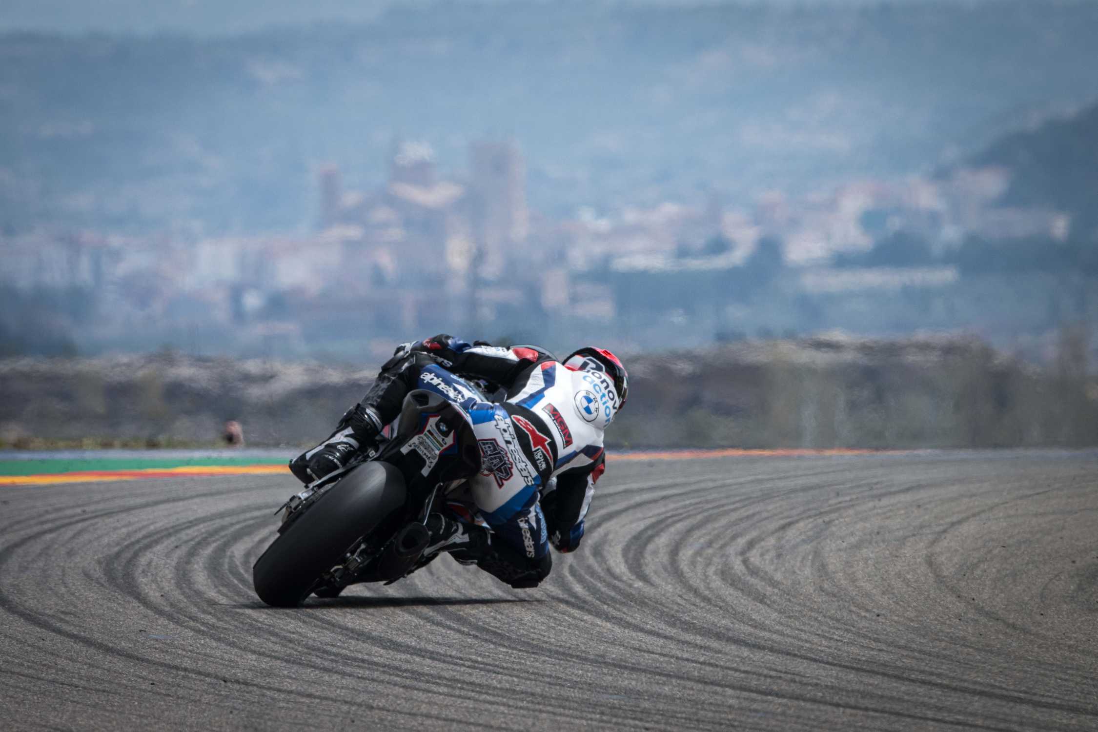 Aragon (SPA), 05th April 2022. Dorna Official Winter Test. BMW Motorrad ...