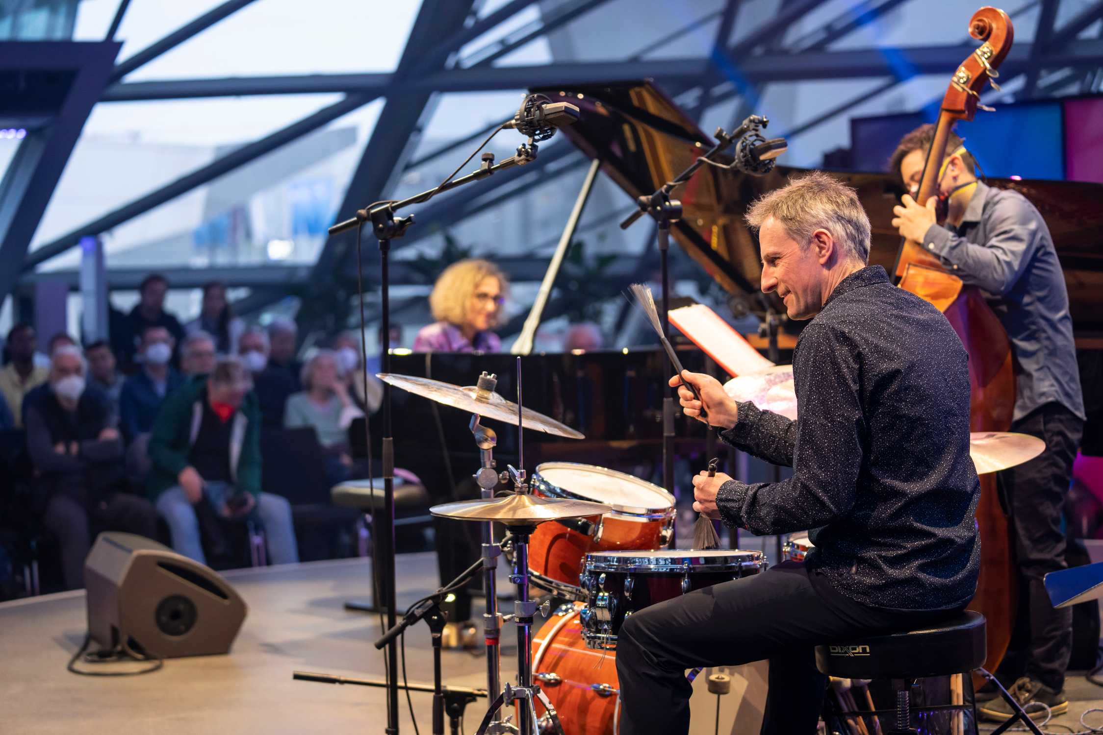 BMW Welt Jazz Award 2022: The Anat Fort Trio on April 5, 2022 in the ...