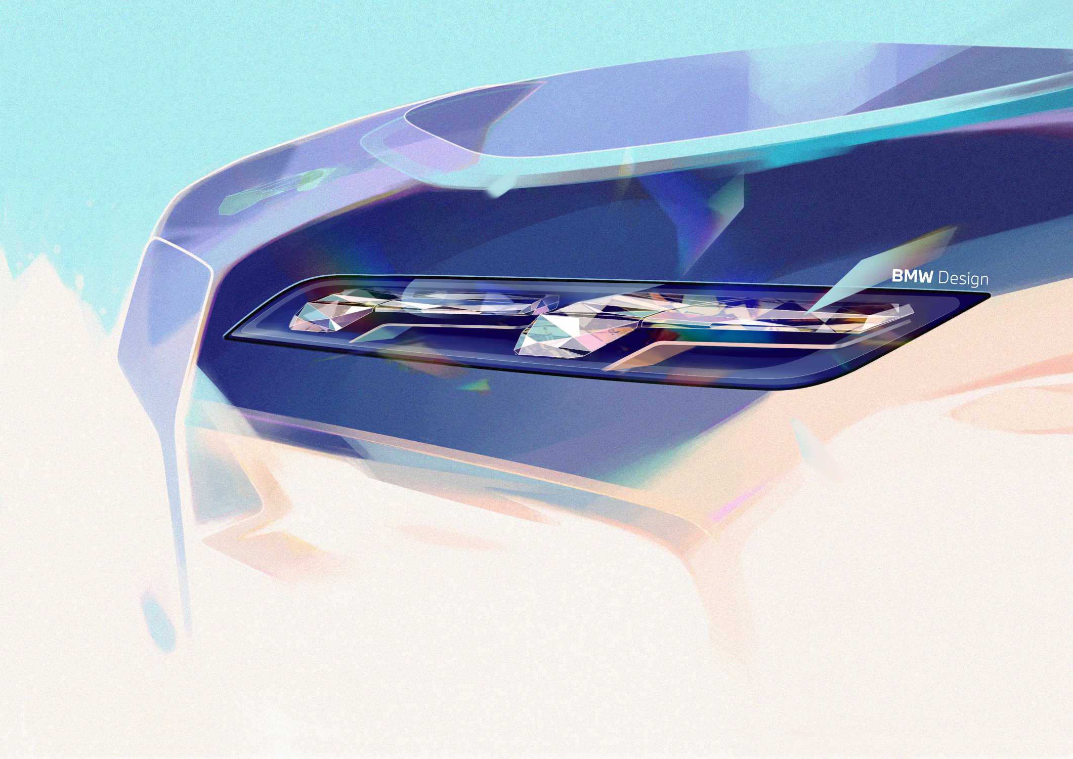 The new BMW 7 Series – Design Sketch (04/2022).