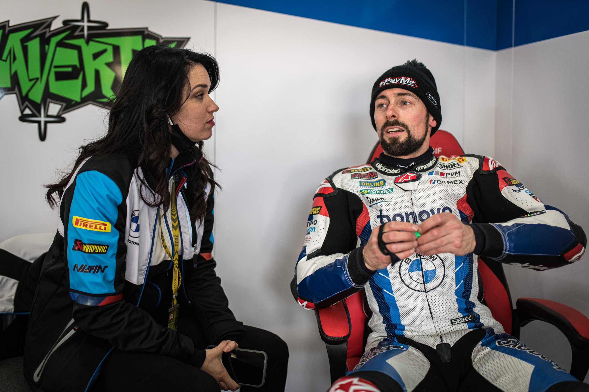 Aragon (SPA), 09th April 2022. FIM Superbike World Championship. BMW ...