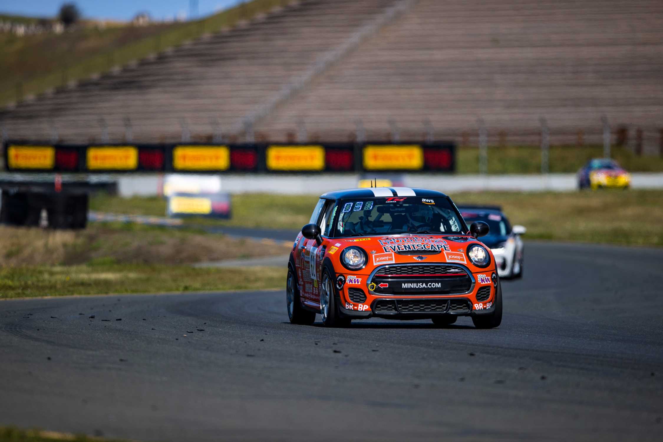 The MINI John Cooper Work Race Team at Sonoma