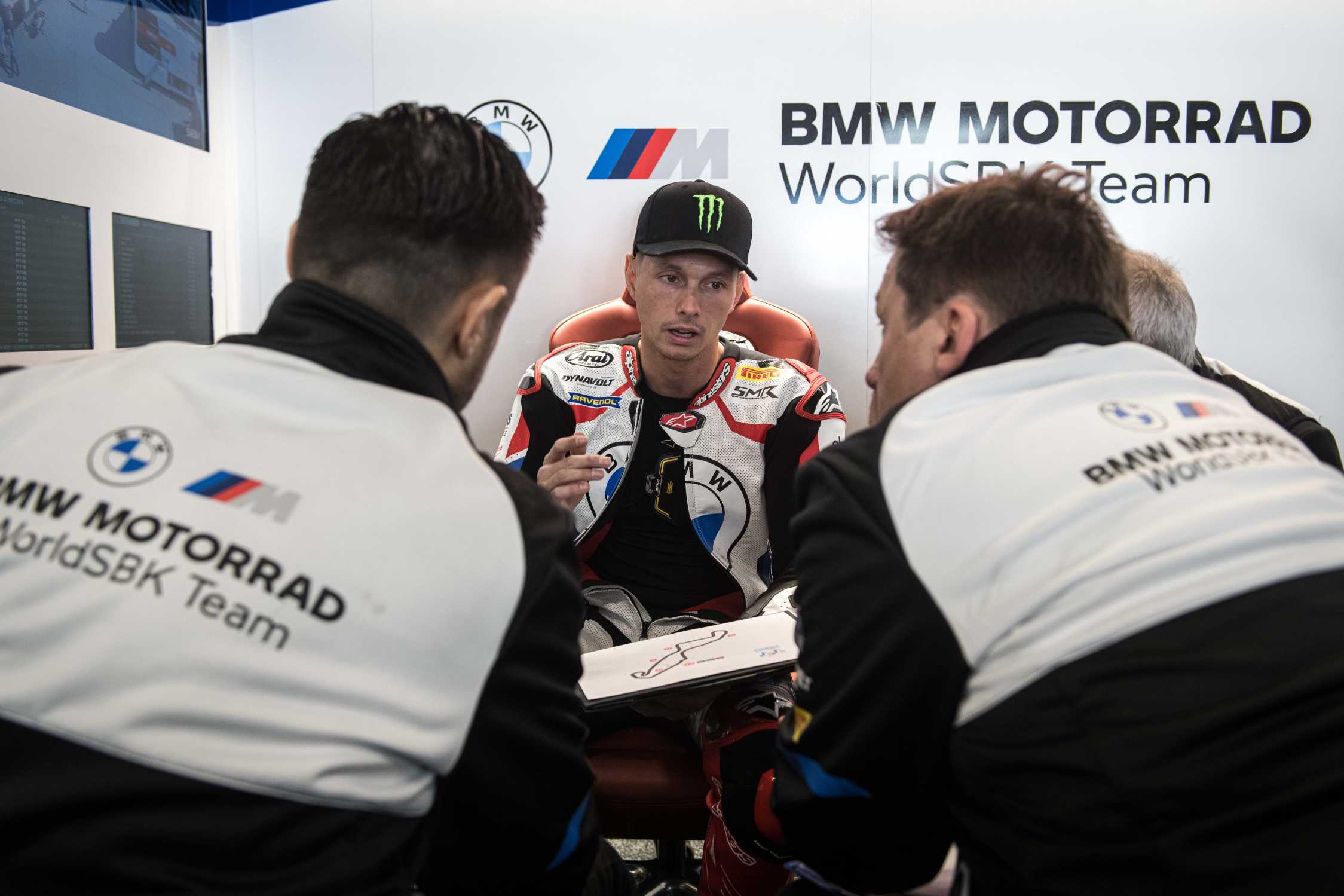 Assen (NED), 22nd April 2022. FIM Superbike World Championship. BMW Motorrad Motorsport. BMW ...
