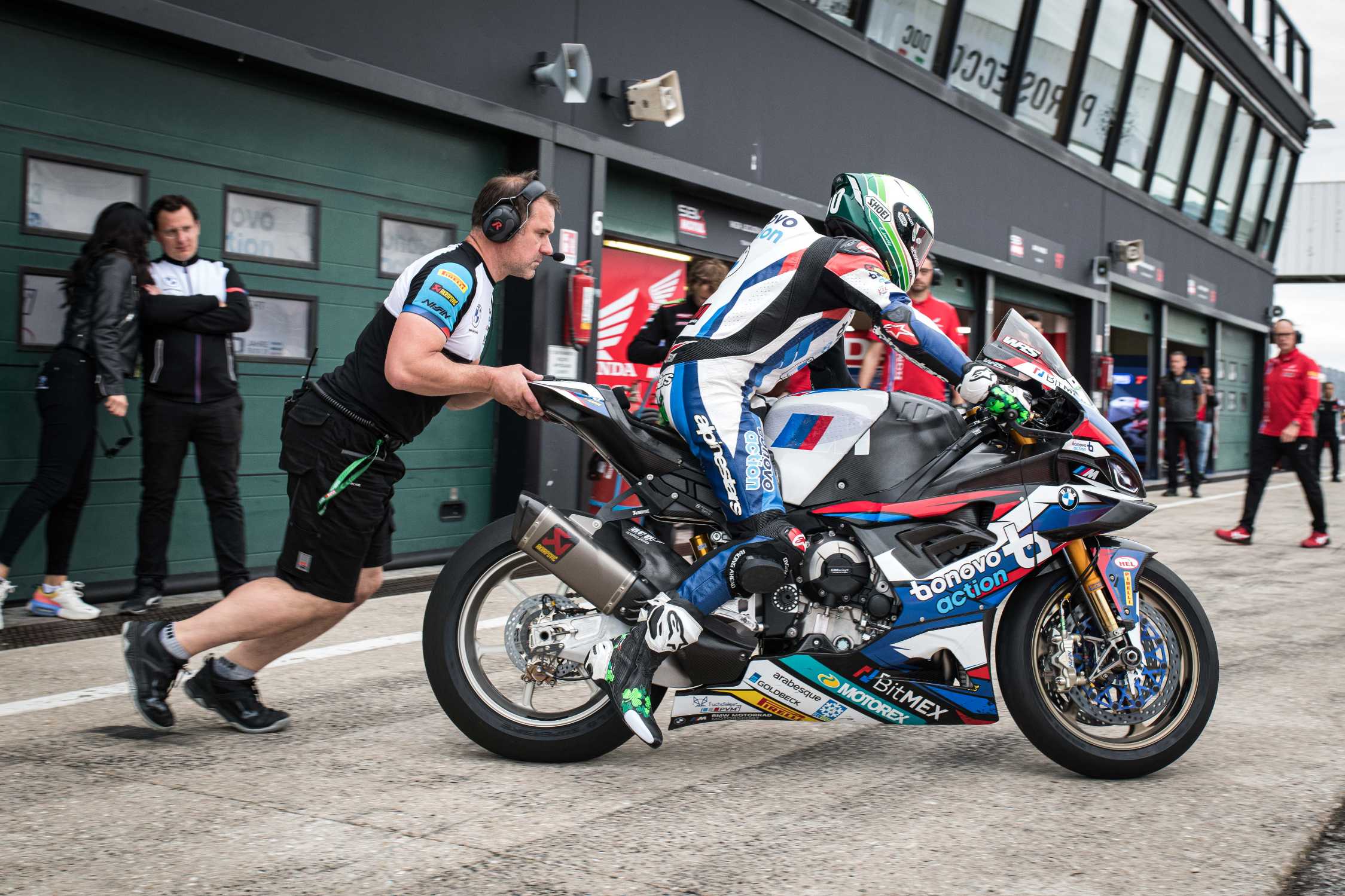Misano Adriatico (ITA), 10th June 2022. FIM Superbike World Championship. BMW Motorrad ...