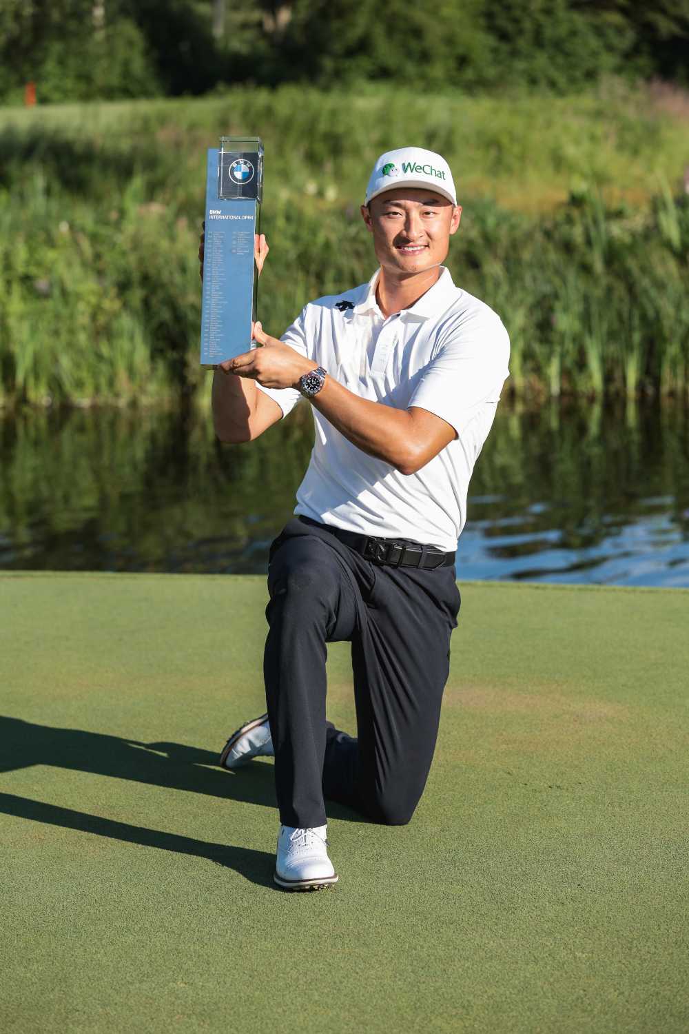 26th June 2022, BMW International Open, Haotong Li, winner of the 33rd ...