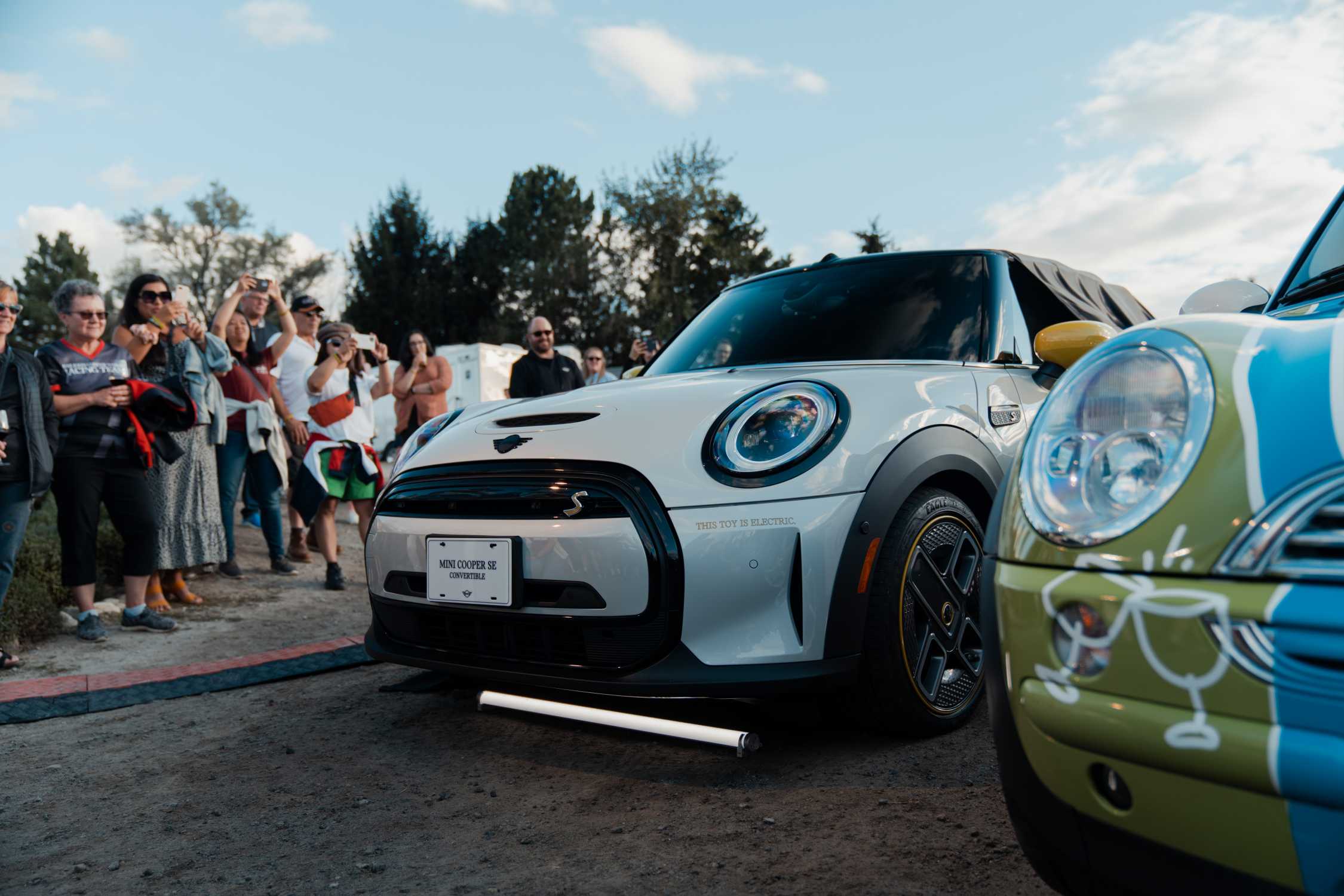 The one-of-a-kind MINI Cooper SE Convertible shows guests at MINI ...