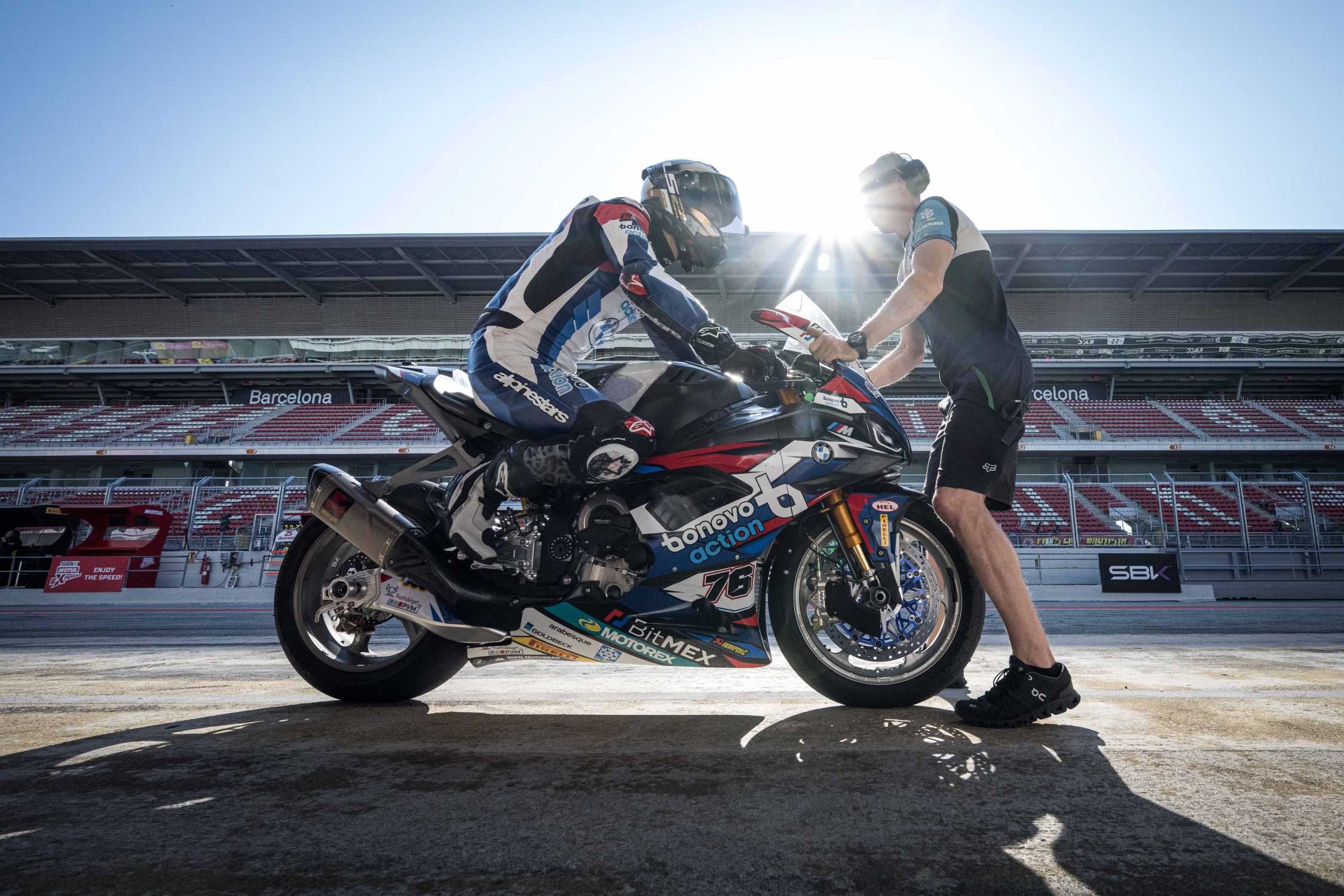 Barcellona (ESP), 23rd September 2022. FIM Superbike World Championship ...
