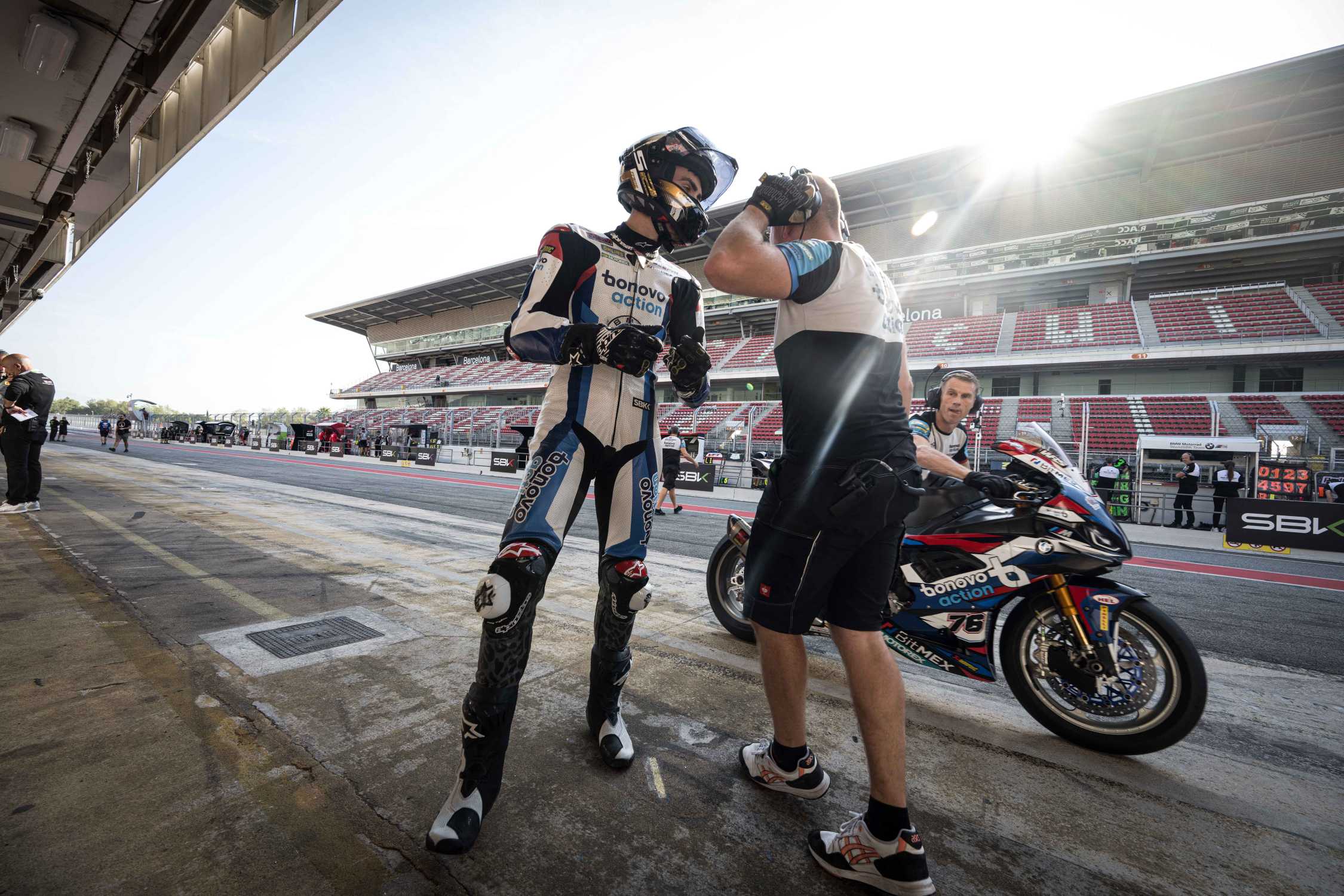 Barcellona (ESP), 23rd September 2022. FIM Superbike World Championship ...