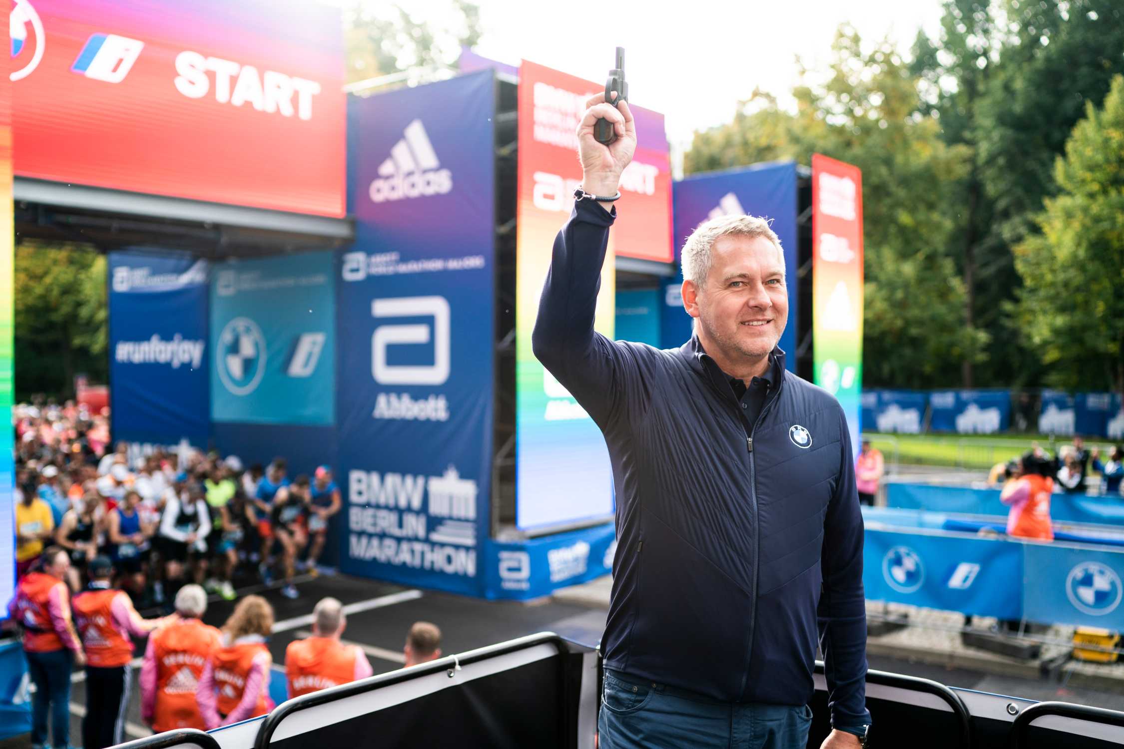 Stefan Teuchert, Leiter BMW Group Deutschland - BMW BERLIN-MARATHON 2022.