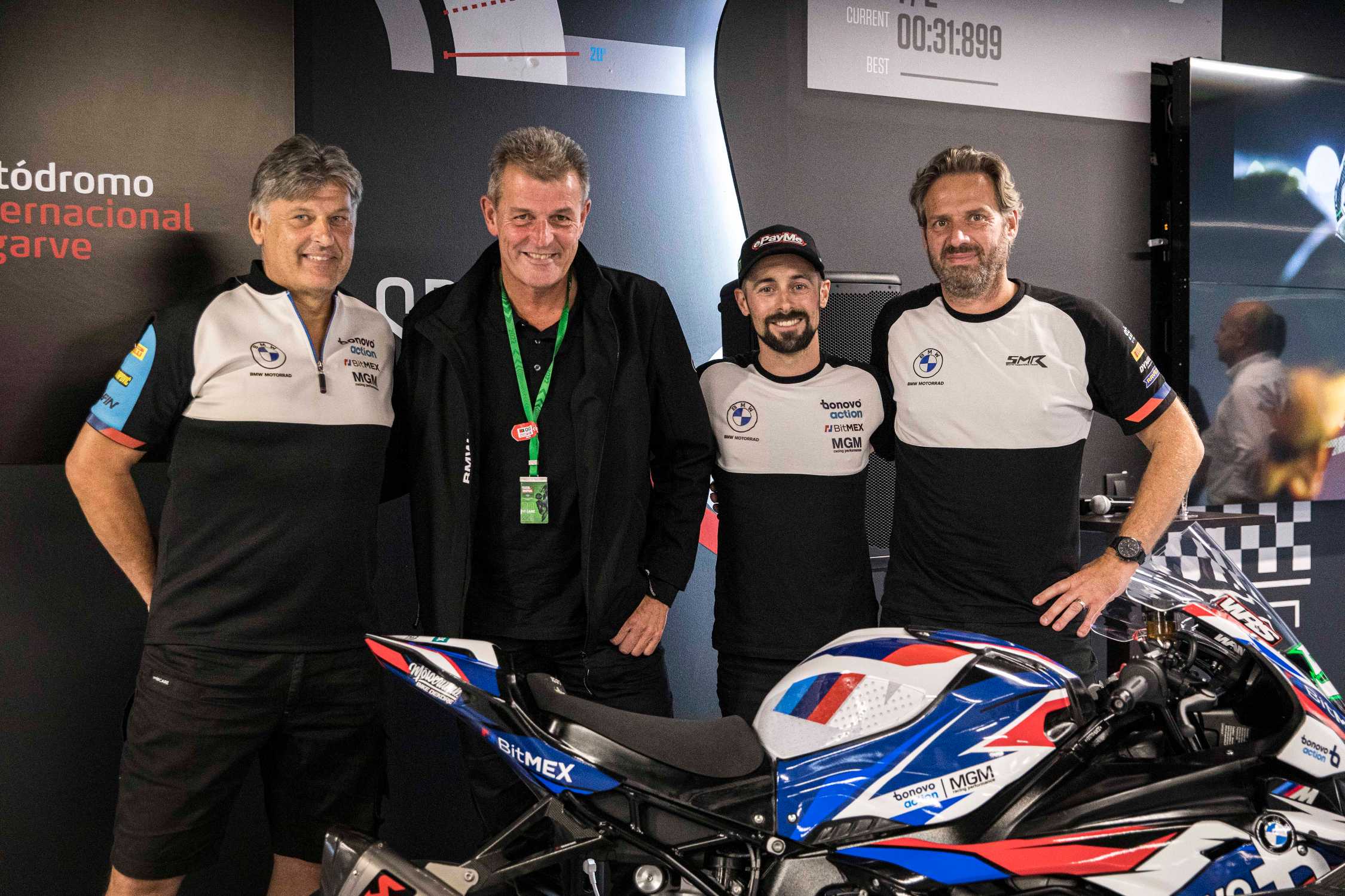 08th October 2022. Portimao (POR). FIM Superbike World Championship. BMW Motorrad WorldSBK Team ...