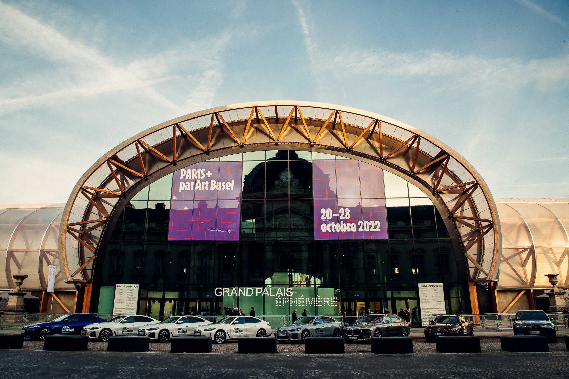 BMW VIP shuttle service during Paris+ par Art Basel in Paris, October ...