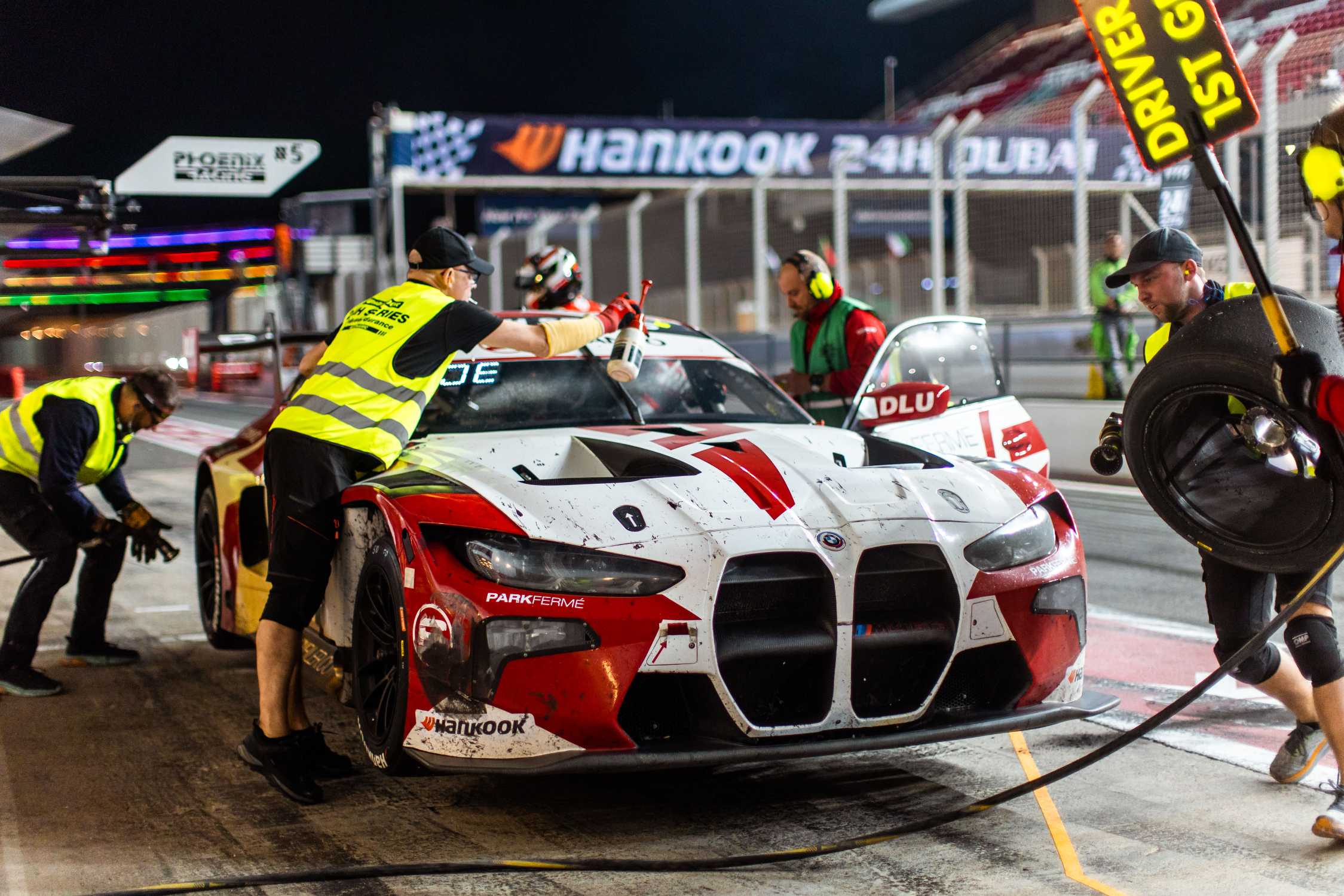 Dubai (UAE), 13th to 15th January 2023. BMW M Motorsport, 24H Series, 24H Dubai. #14 BMW M4 GT3 ...