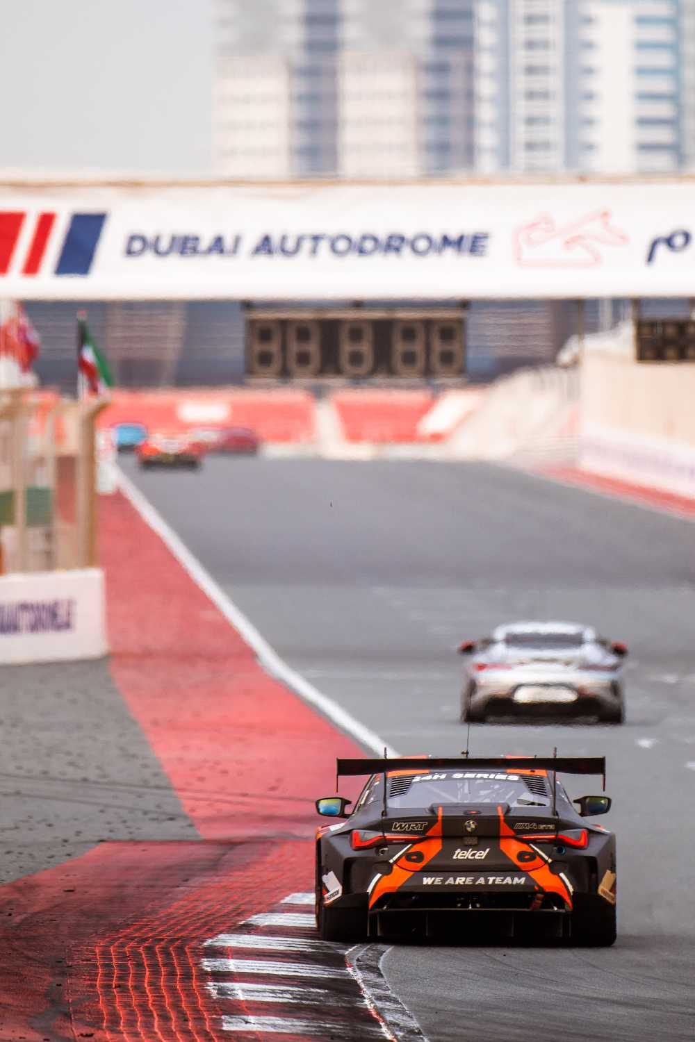Dubai (UAE), 13th to 15th January 2023. BMW M Motorsport, 24H Series, 24H Dubai. #7 BMW M4 GT3 ...