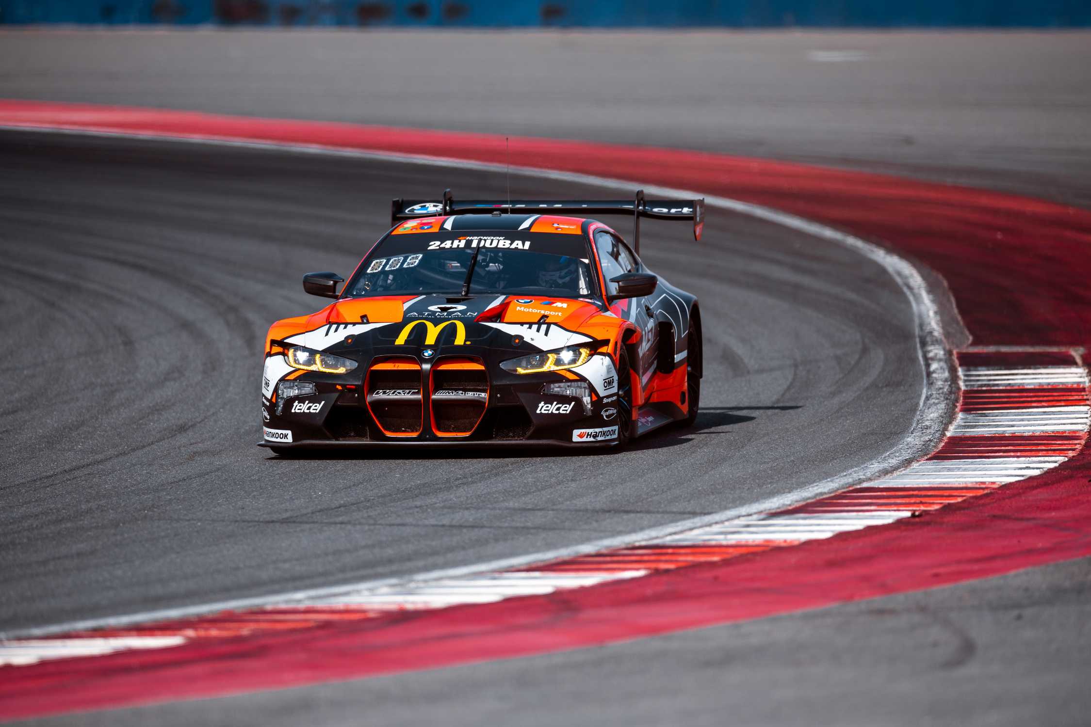 Dubai (UAE), 13th to 15th January 2023. BMW M Motorsport, 24H Series, 24H Dubai. #7 BMW M4 GT3 ...