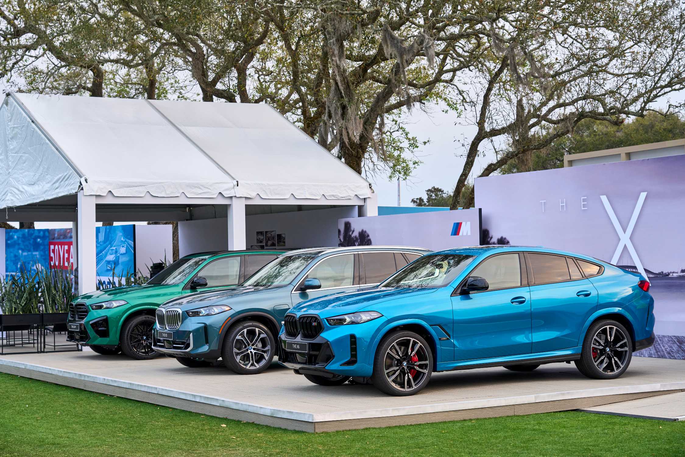 World premiere in Amelia Island: the new BMW X5, the new BMW X6 and the new BMW X5 M Competition ...